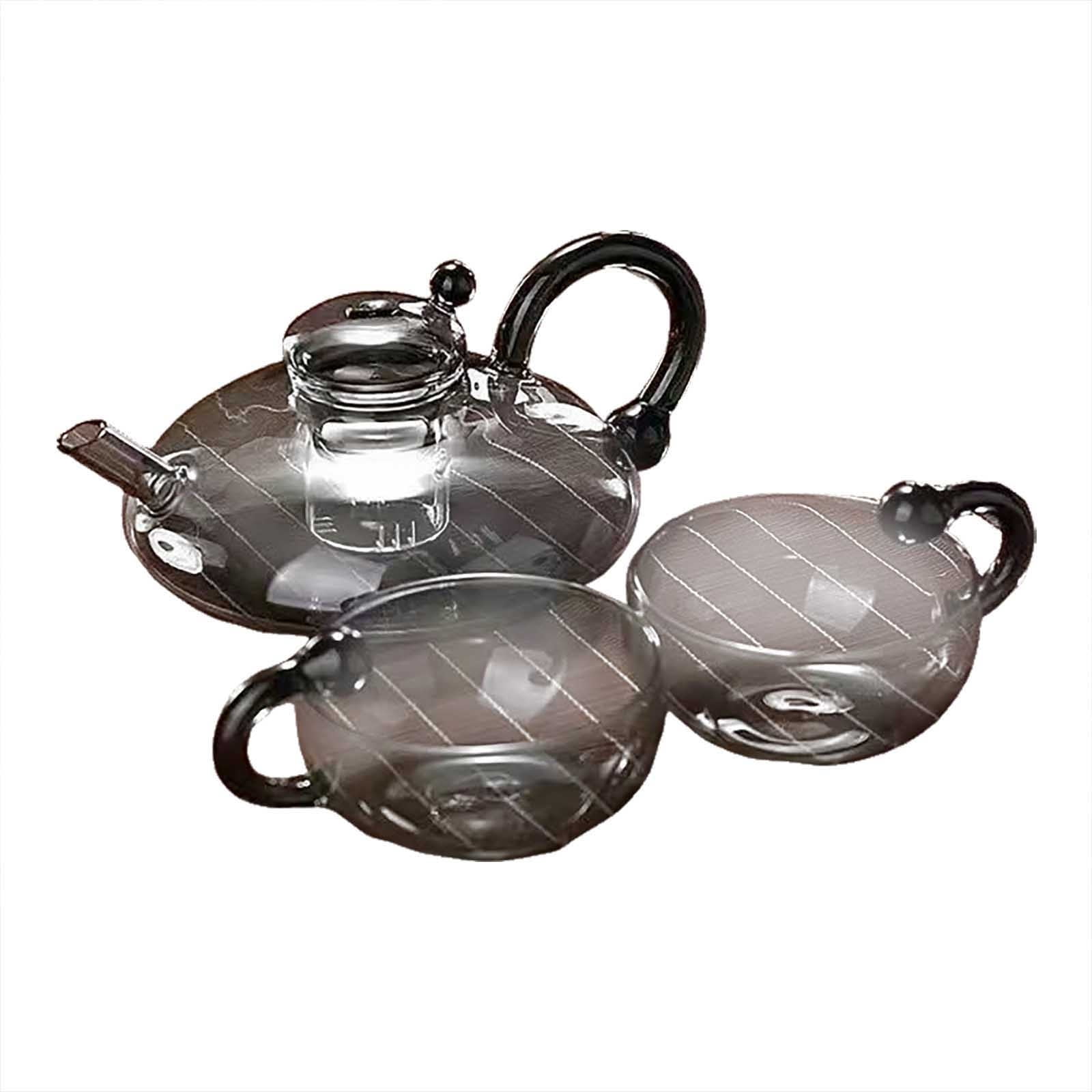 Tail Kettle High Temperature Teapot Gray Tail Kettle Handmade Tea Set ...