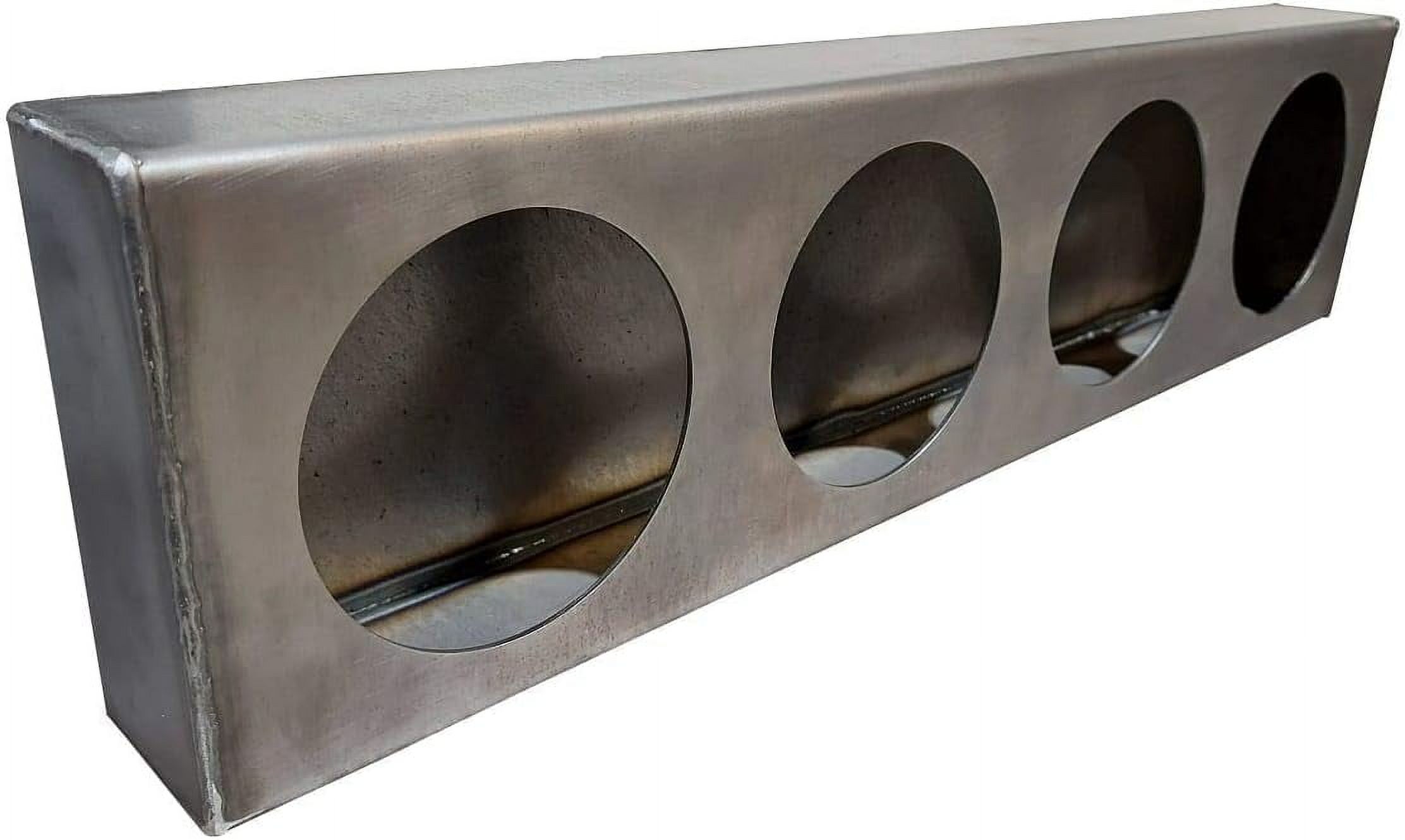 Tail Light Box, Quadruple 4" Round, Steel, for Truck or Trailer, Star ...