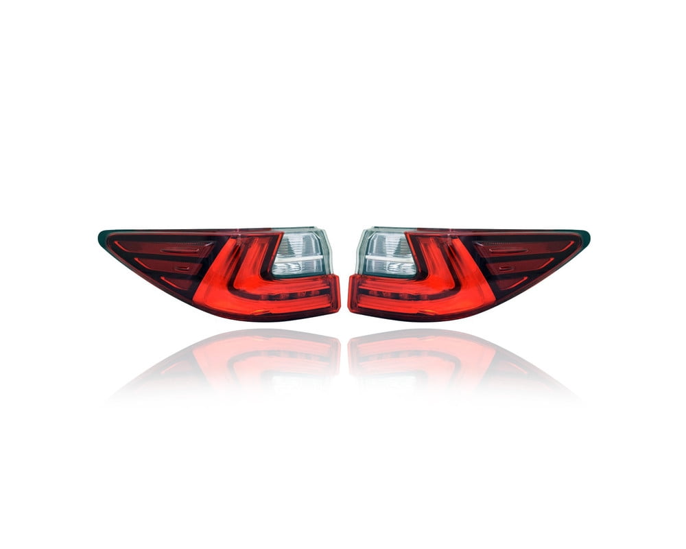Tail Light - Compatible/Replacement for '16-18 Lexus ES300h/350 - Outer ...