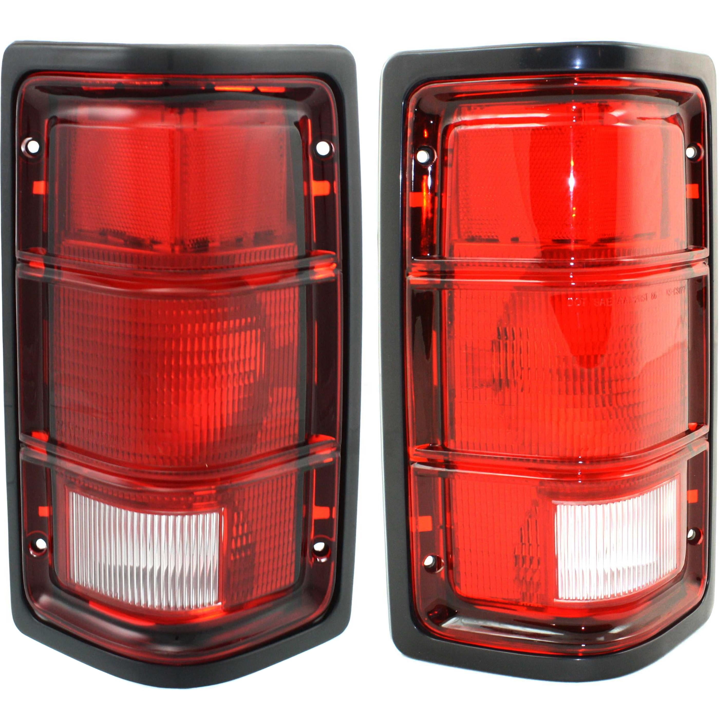 Tail Light Compatible With 1987-1996 Dodge Dakota SET of 2 Left Driver ...