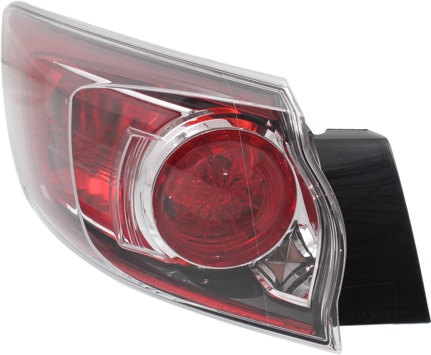 Tail Light Compatible With 2010-2013 Mazda 3 Left Driver Side, Outer ...