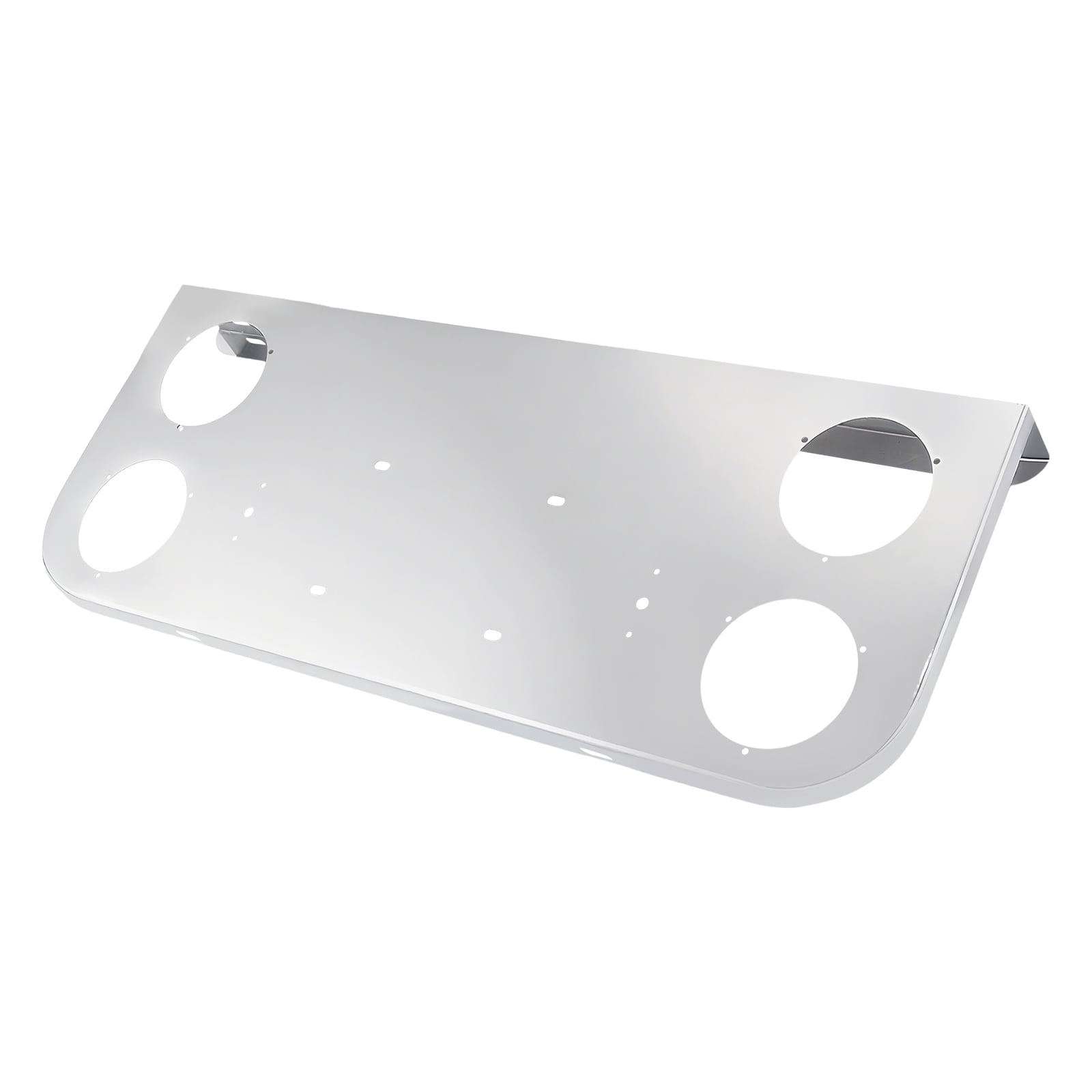 Tail Light Panel Stainless Steel for Semi Truck with Four Light Round ...