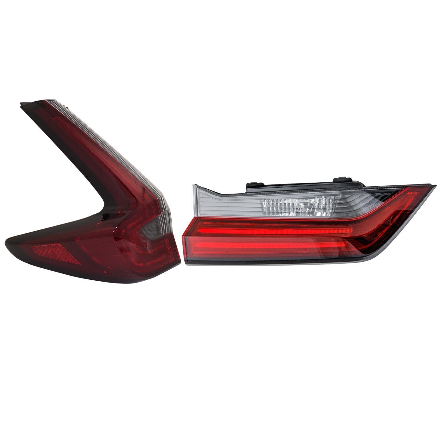 Tail Light Set For 2020-2022 For Honda For Cr-V Left Inner And Outer Clear/Red - Walmart.com