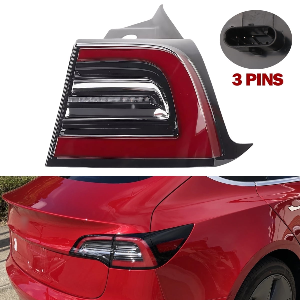 Tail Light For 2017 2023 Tesla Model 3 Model Y Car Outer Tail Light