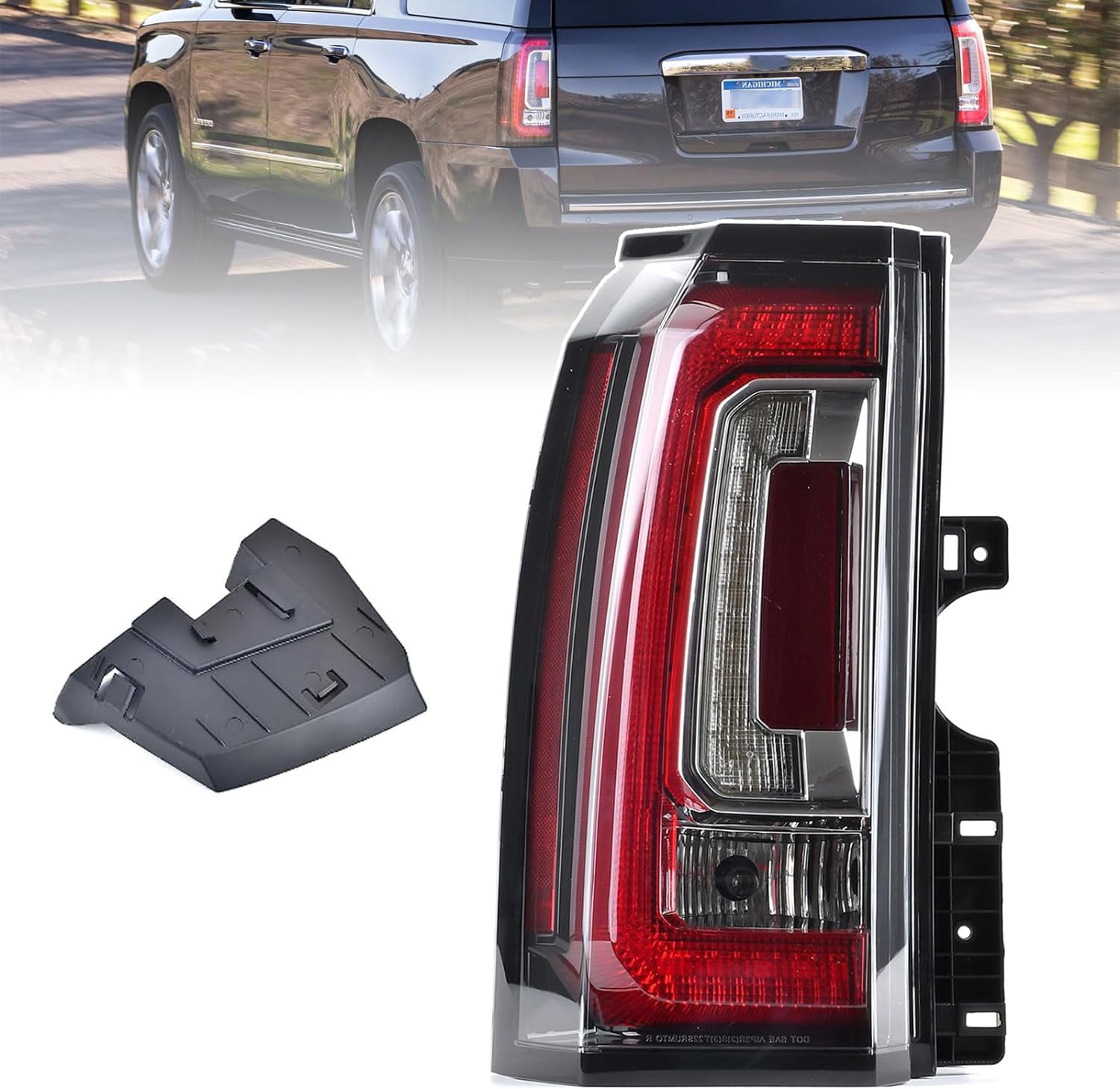 Tail Lights Assembly Compatible With GMC Yukon/Yukon XL 2015 2016 2017 ...