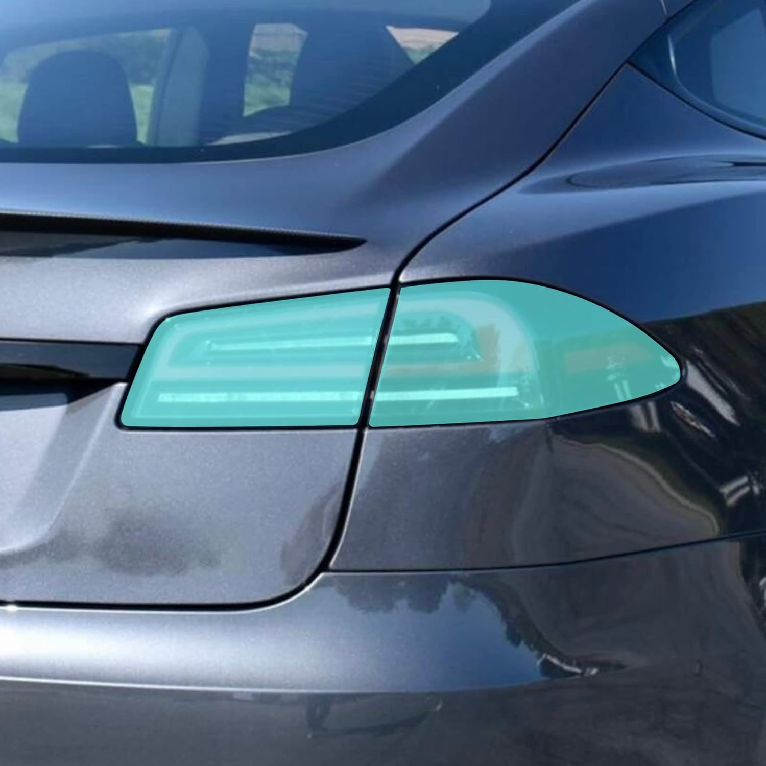 Tail Lights Smoke Tint PPF for Tesla Model S Smokey Taillamp Cover ...