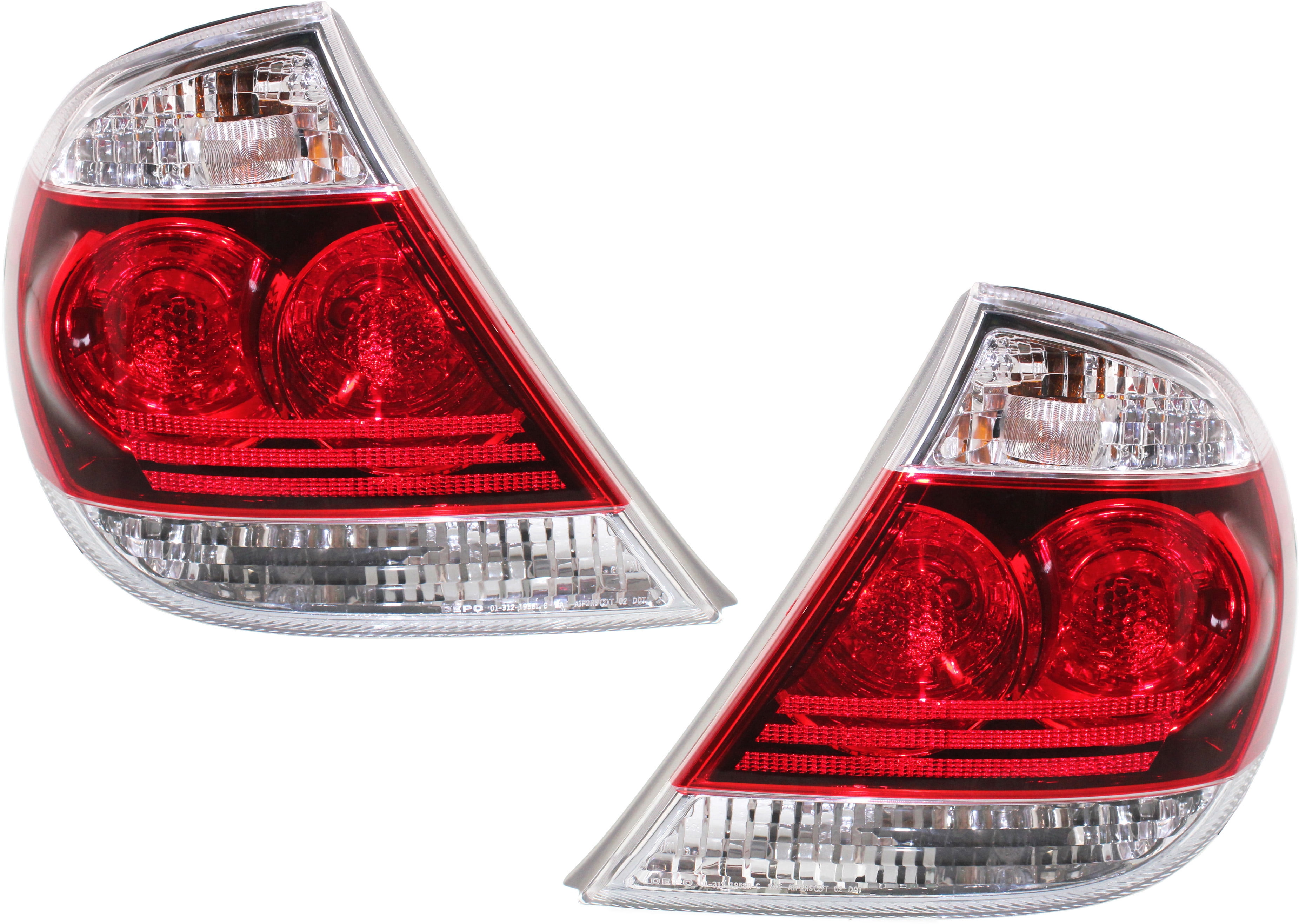 Tail Lights With bulb(s) Halogen USA Built Vehicle for 2005-2006 Toyota ...