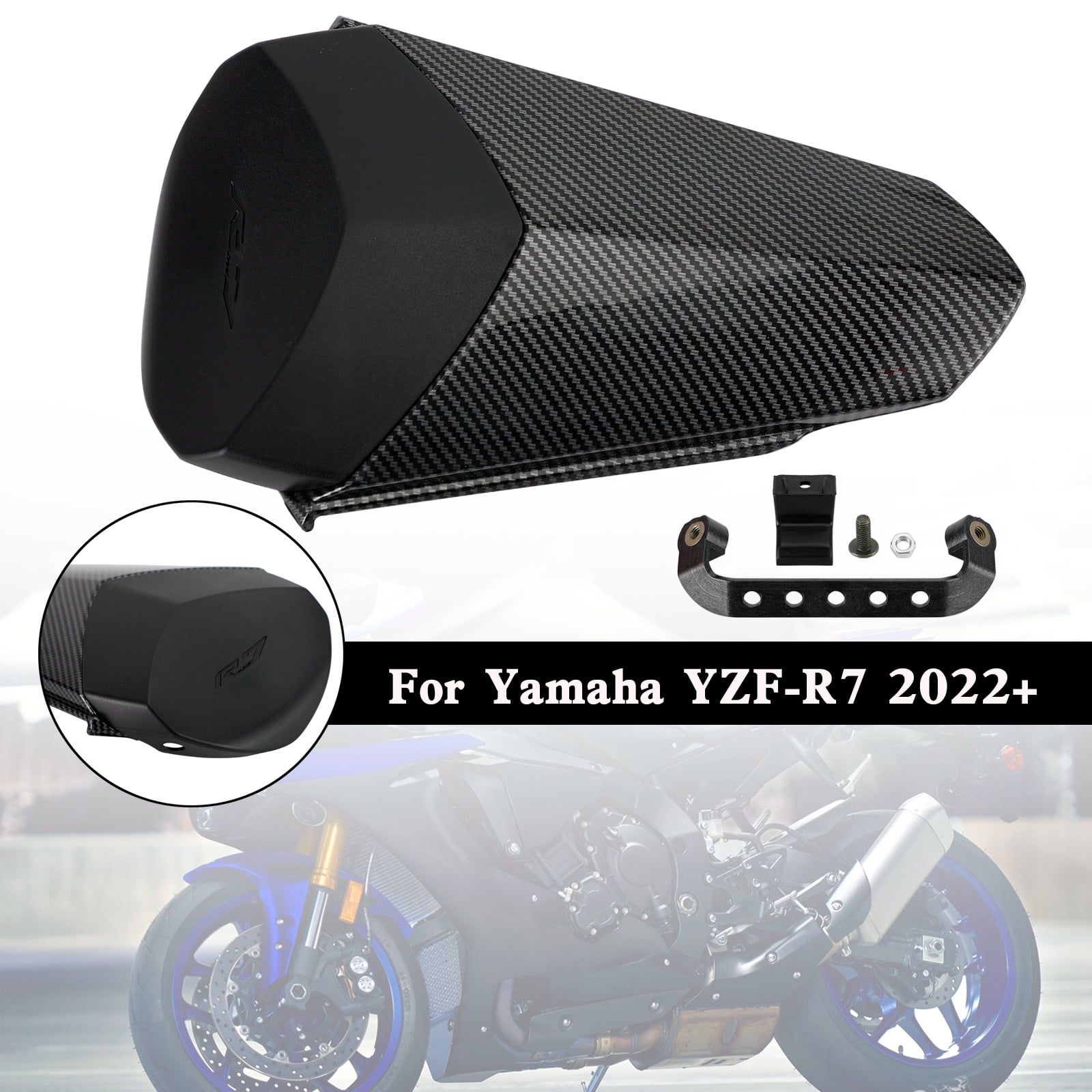 Tail Rear Seat Cover Fairing Cowl For YAMAHA YZF-R7 YZF R7 2022-2024 ...