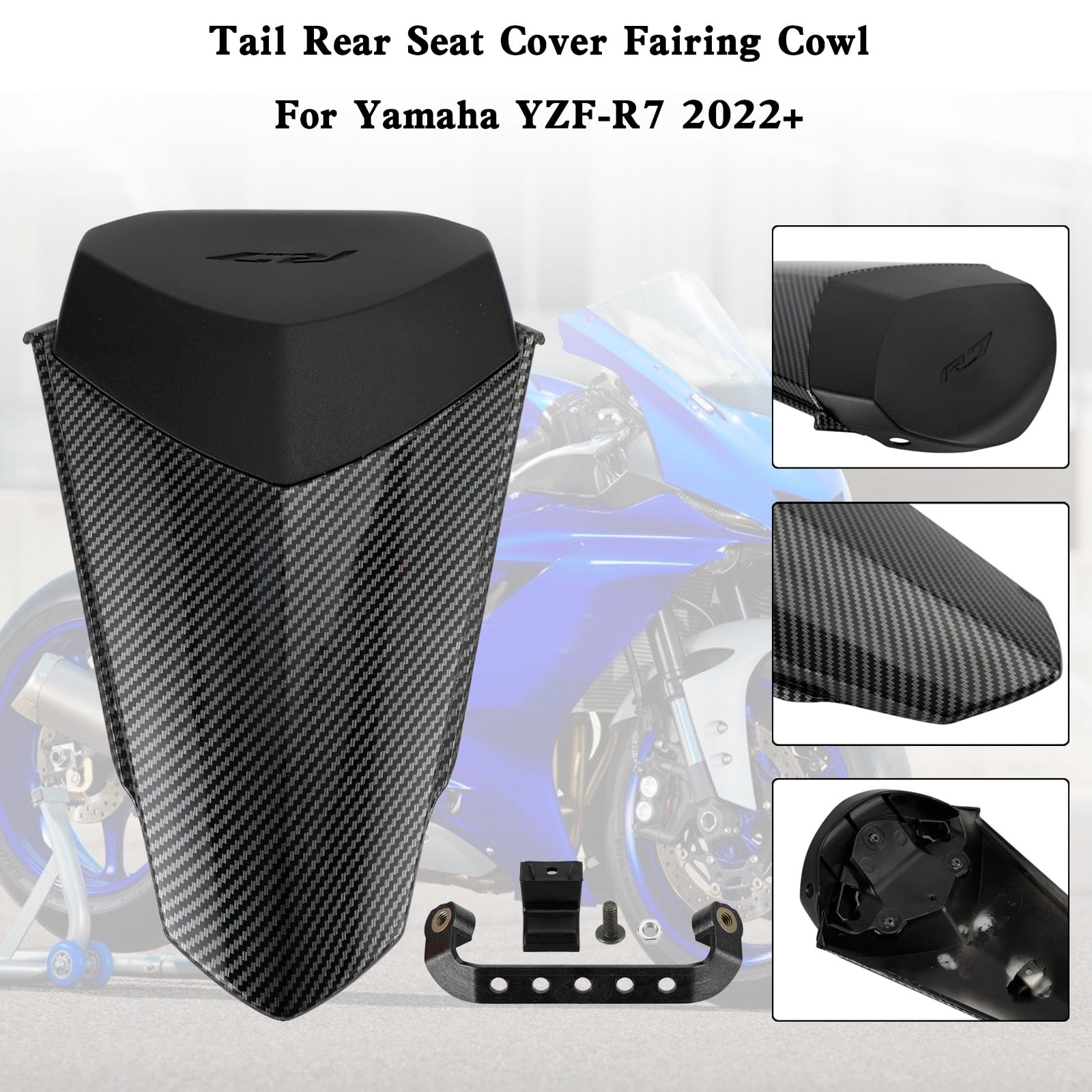 Tail Rear Seat Cover Fairing Cowl For YAMAHA YZF-R7 YZF R7 2022-2024 ...