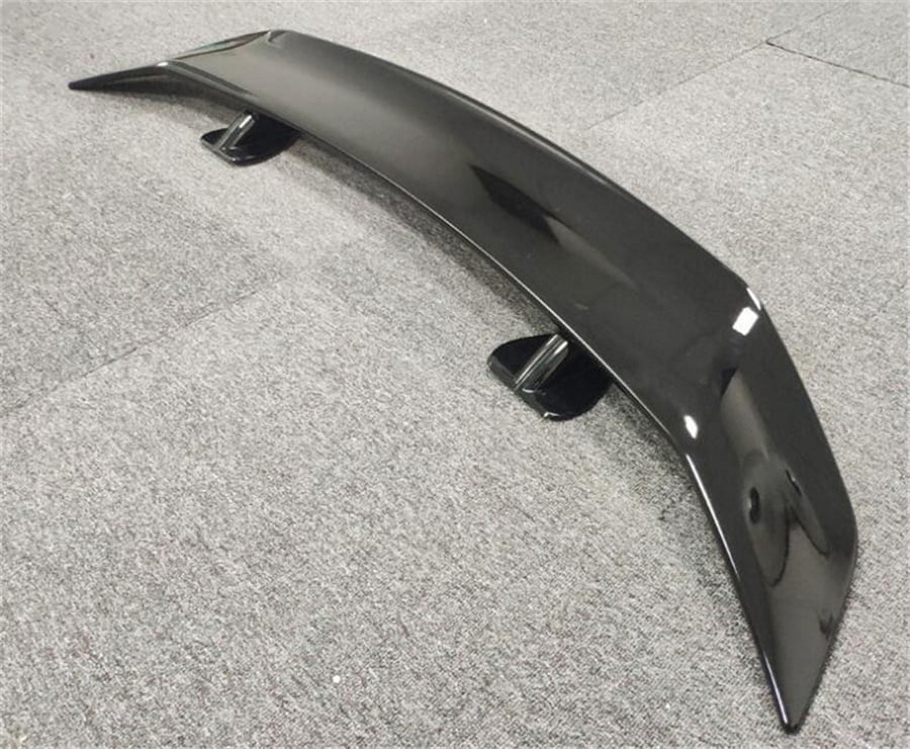 Tail-free Perforated Sedan Sport Car Rear Modified Wing Glossy Black GT ...