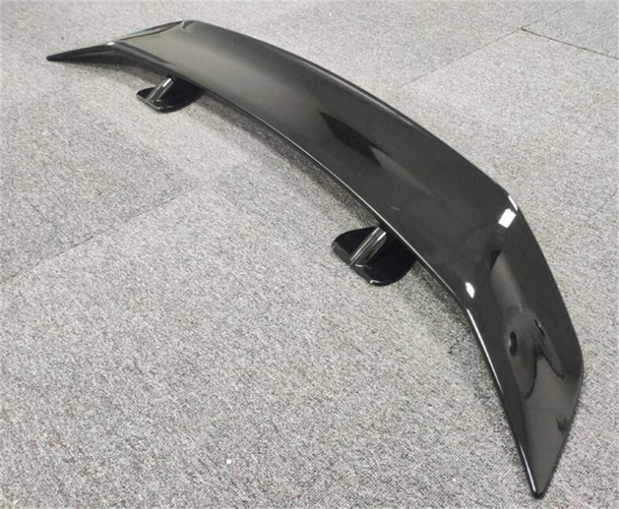 Tail-free Perforated Sedan Sport Car Rear Modified Wing Glossy Black GT ...