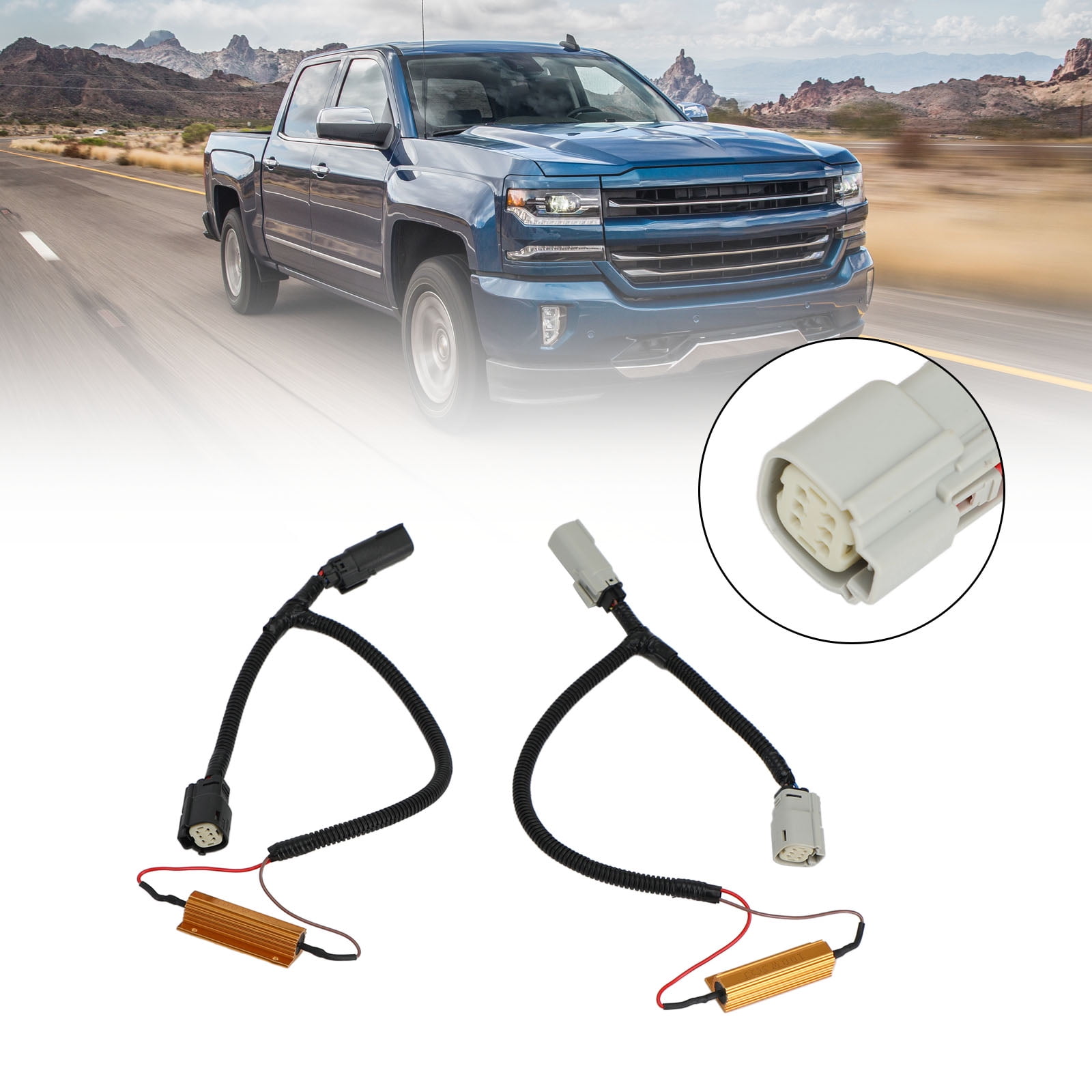 Tail light LED Conversion Harness PNP For Silverado LTZ / Sierra Denali ...