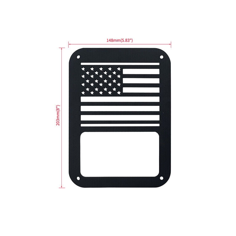 Tail light protection cover is suitable for Jeep Wrangler JK Unlimited ...