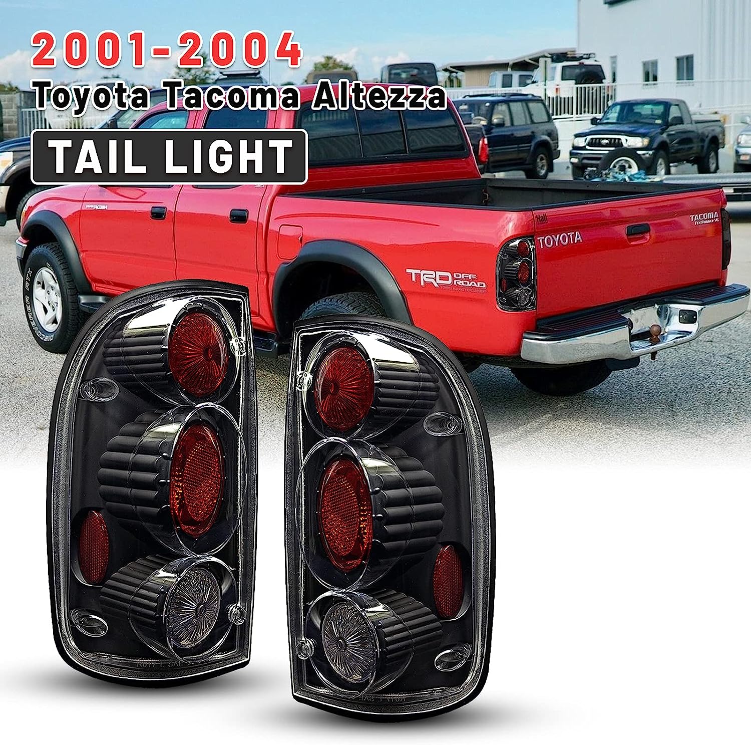 TailLights For 2001 2002 2003 2004 Toyota Tacoma Altezza Tail Lights ...