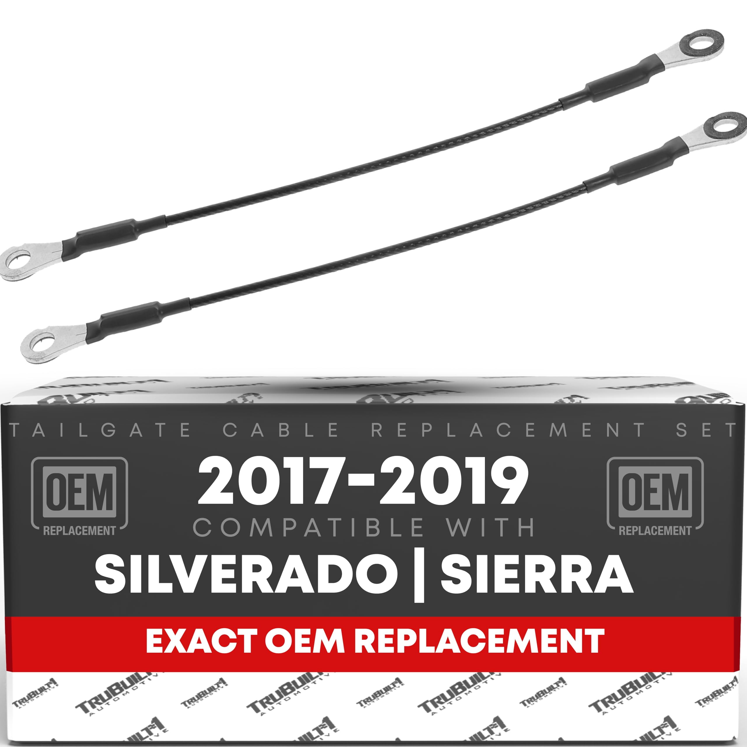 Tailgate Cable Replacement Set, Rear Driver & Passenger Side ...