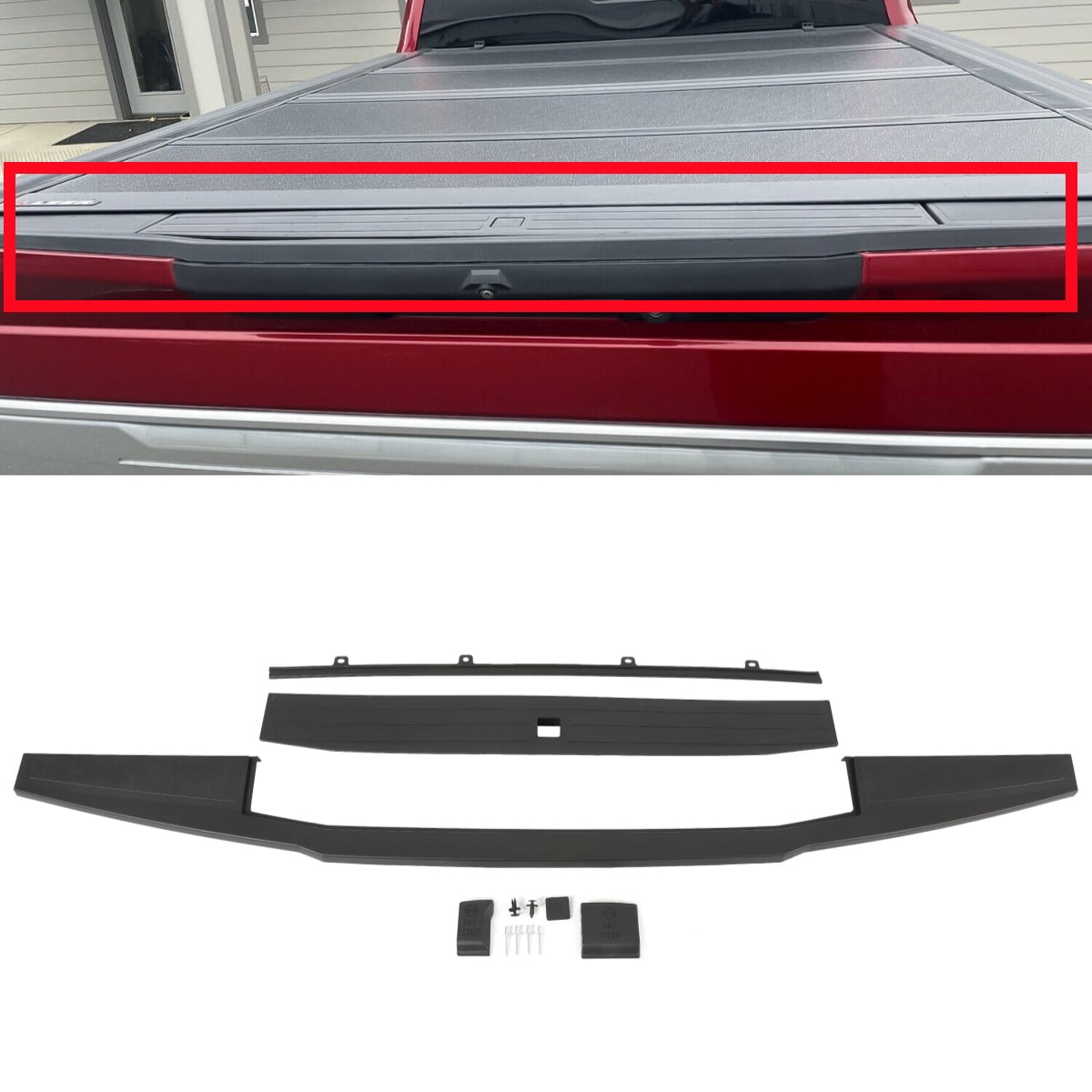 Tailgate Cap Molding Complete Kit for 2017-2022 Ford F250 F350 Super ...