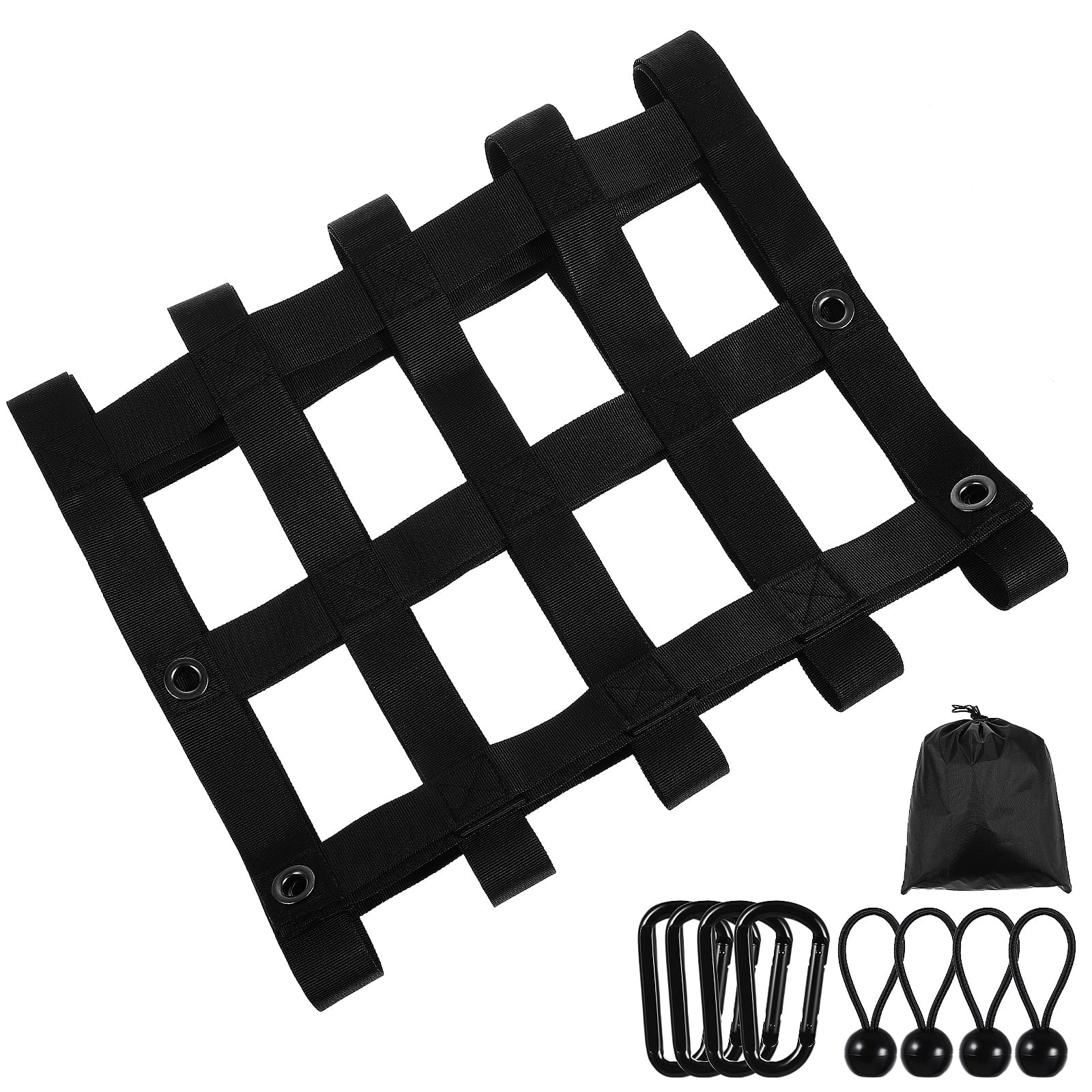 OFFIGAM Black Polyester Car Cargo Net, Anti- Trunk Organizer, Vehicle ...