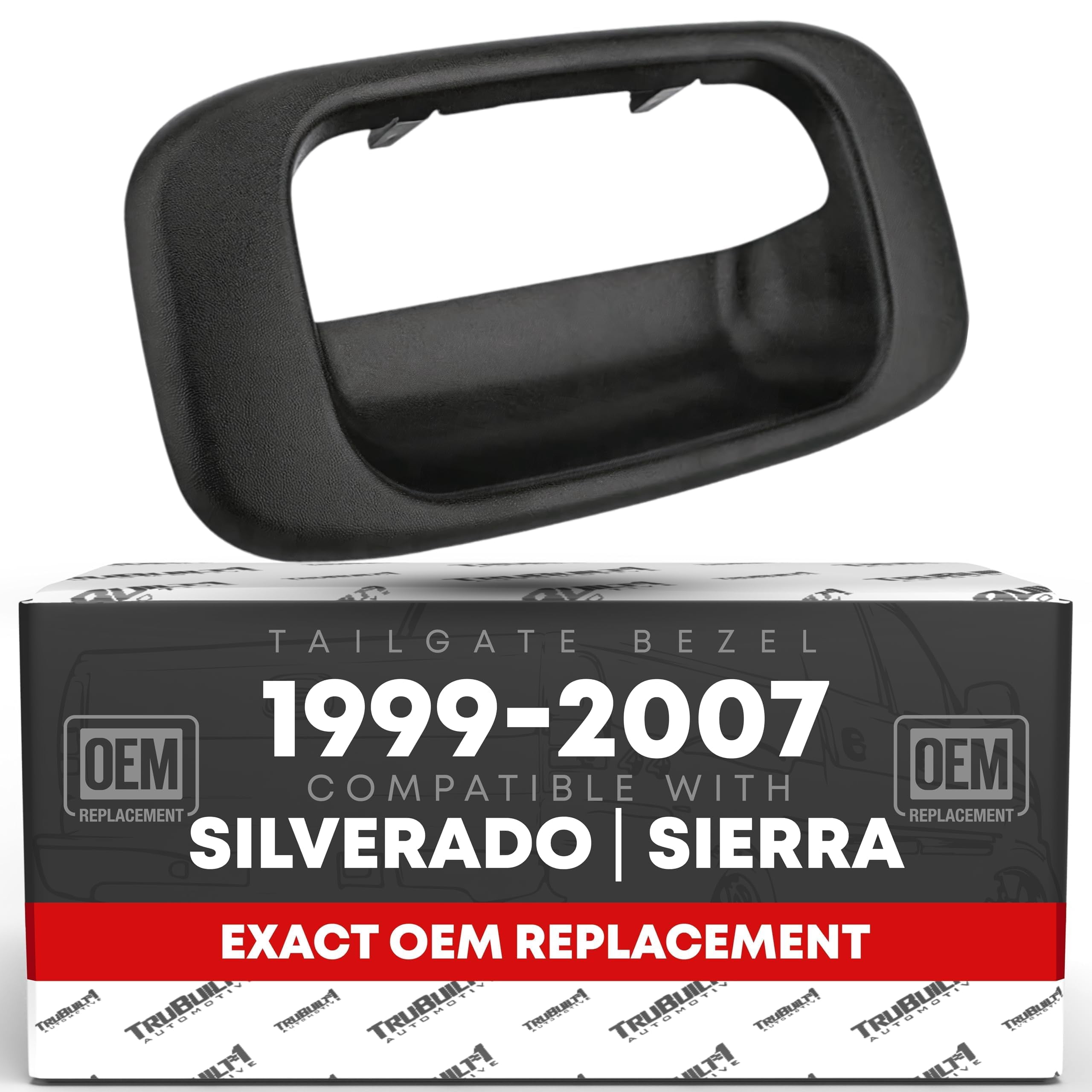 Tailgate Handle Bezel Trim IFF17 - Compatible with 1999-2007 Silverado ...