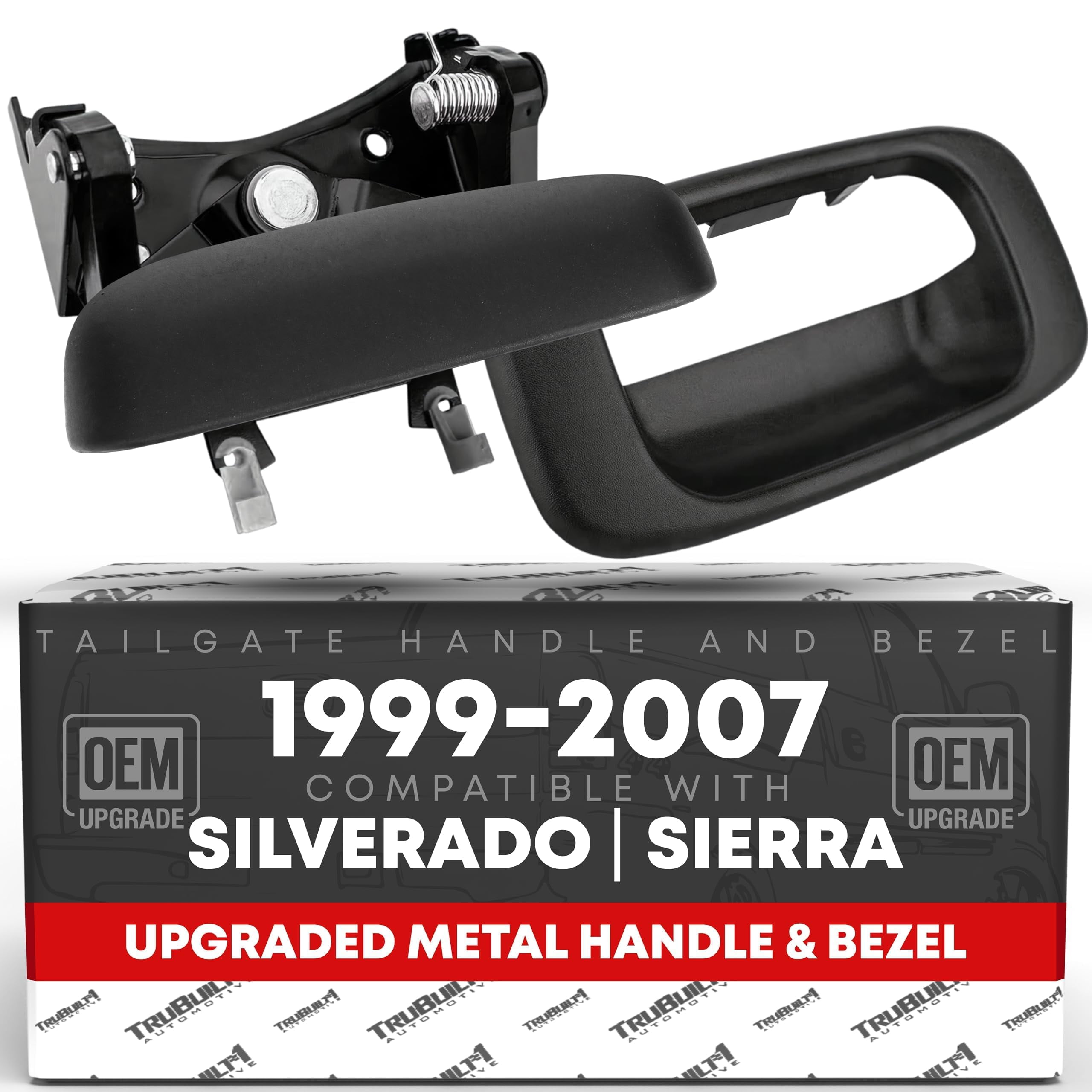 Tailgate Handle Latch w/Improved SSF20 Bezel Trim with Upgraded Metal ...