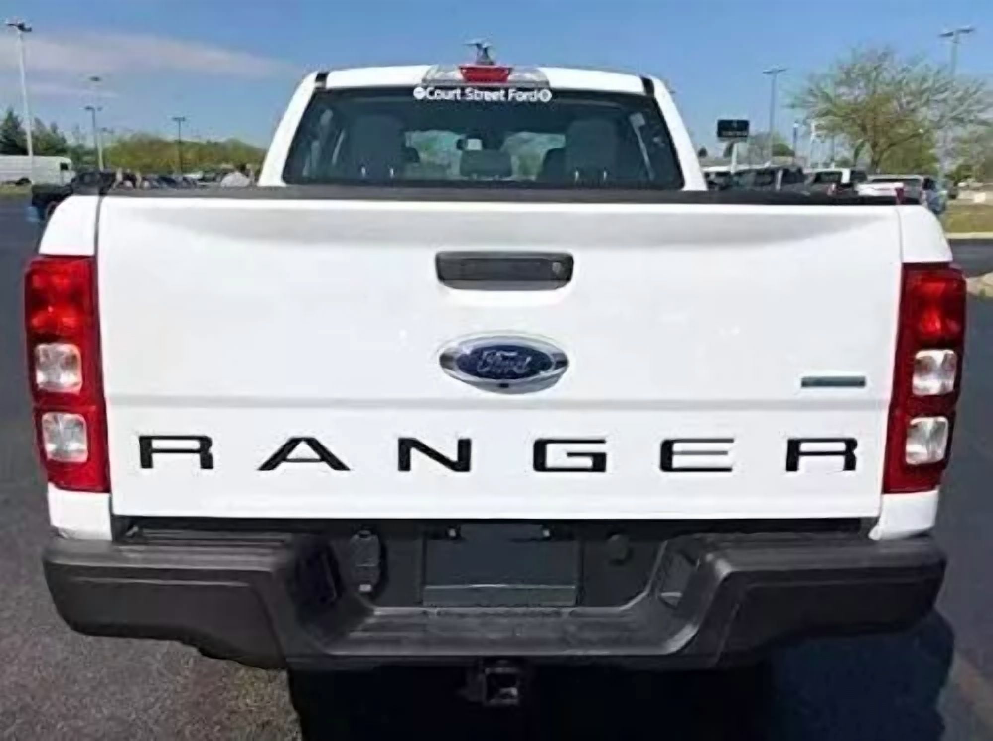 Tailgate Insert Decals Black Letters Stickers For Ford Ranger 2019-2022 ...