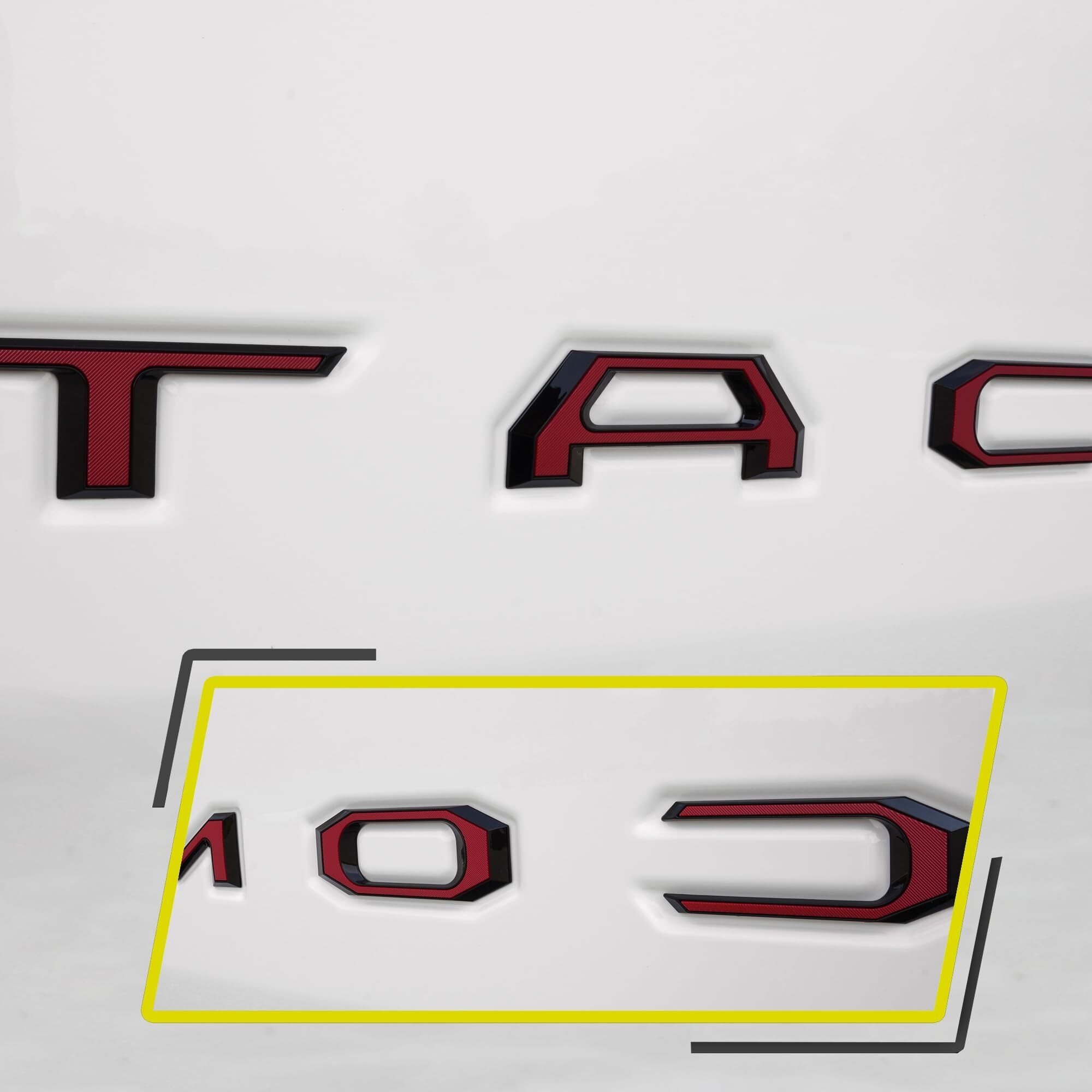 Tailgate Insert Letters Emblems Only Compatible with 2024 2025 ...