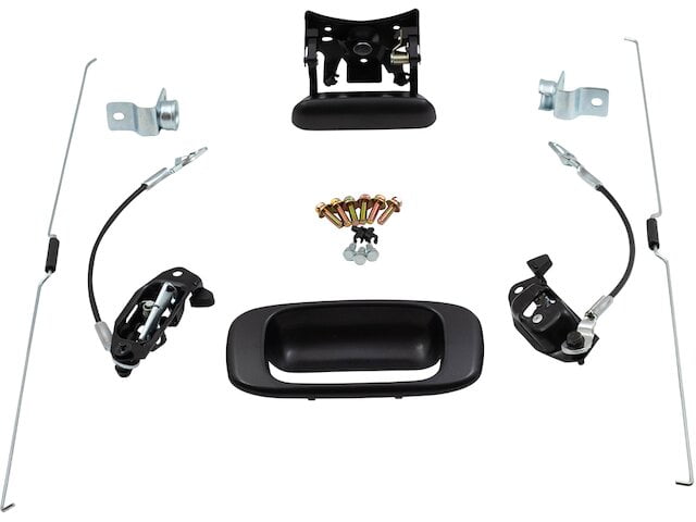 Tailgate Latch and Handle Kit - Textured Black - with Hardware ...
