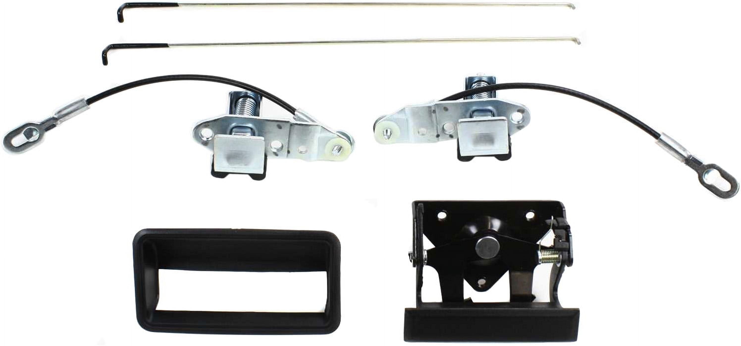 Tailgate Lock Compatible with 1988-1998 Chevrolet C1500 Stepside Includes handle, bezel, 2 rods ...