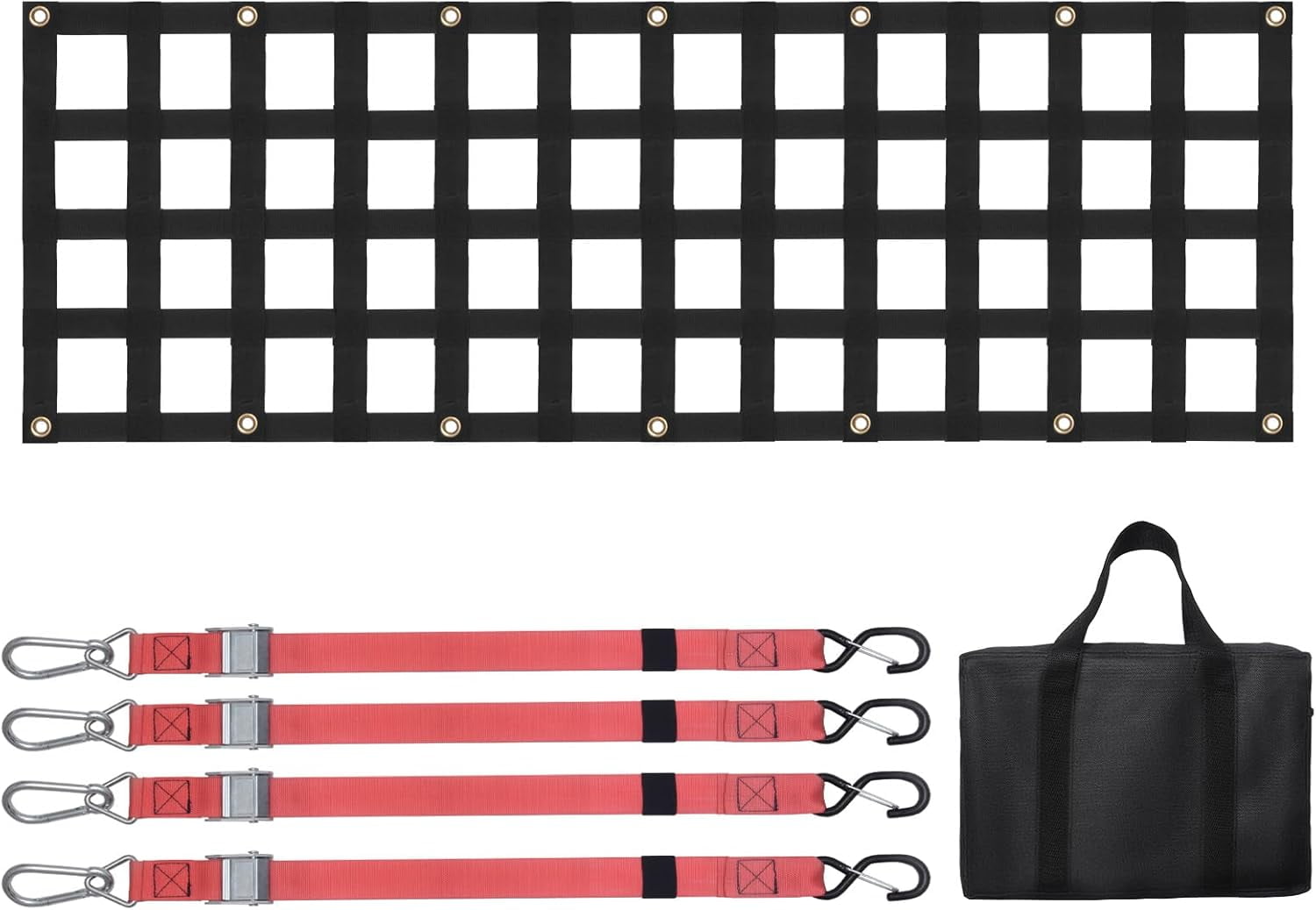 Tailgate Net for Truck Bed, 54 in x 18 in, 1500lbs Truck Bed Extender ...