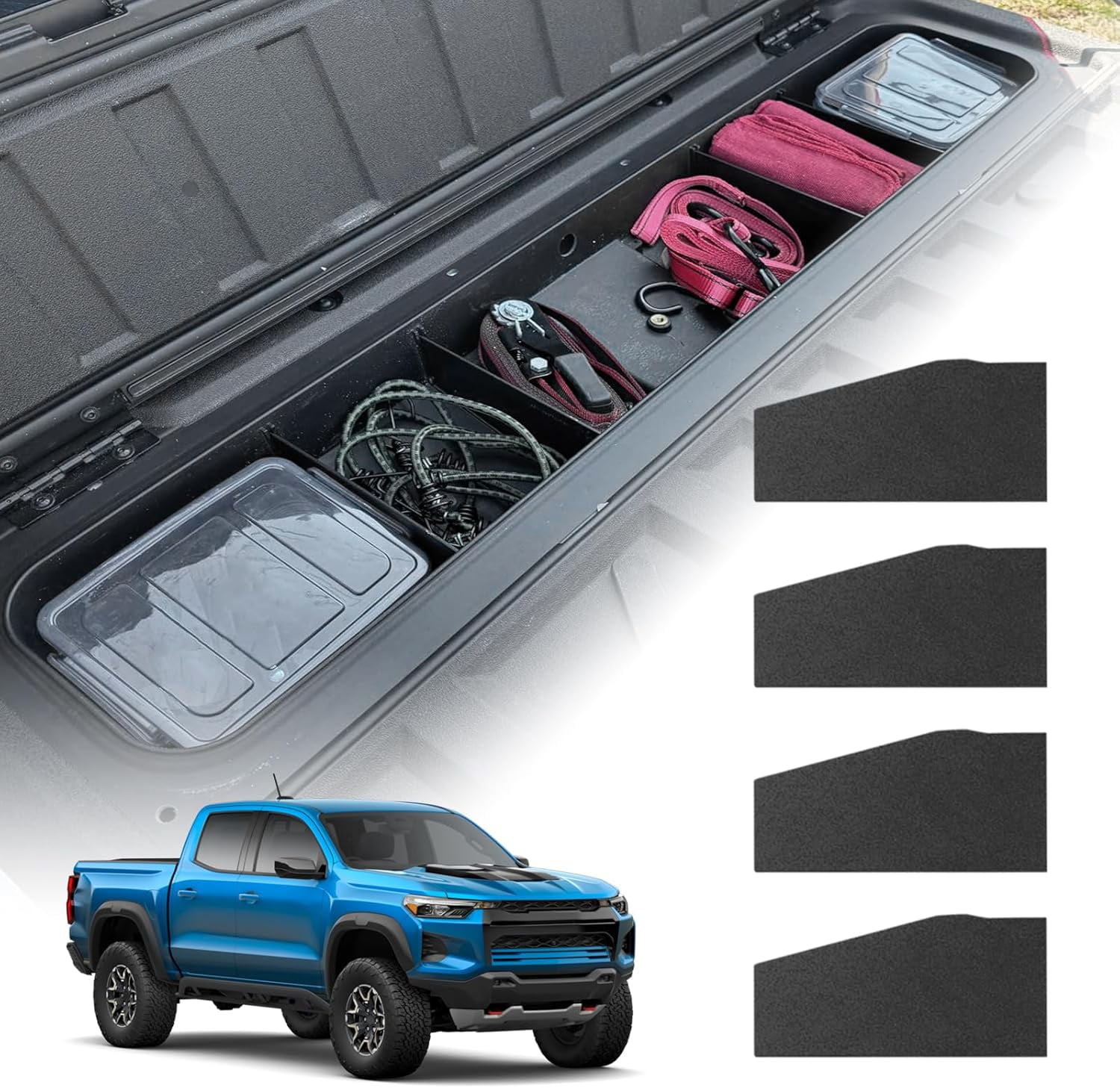 Tailgate Organizer Compatible with Chevy Colorado/GMC Canyon 2025 2024 ...