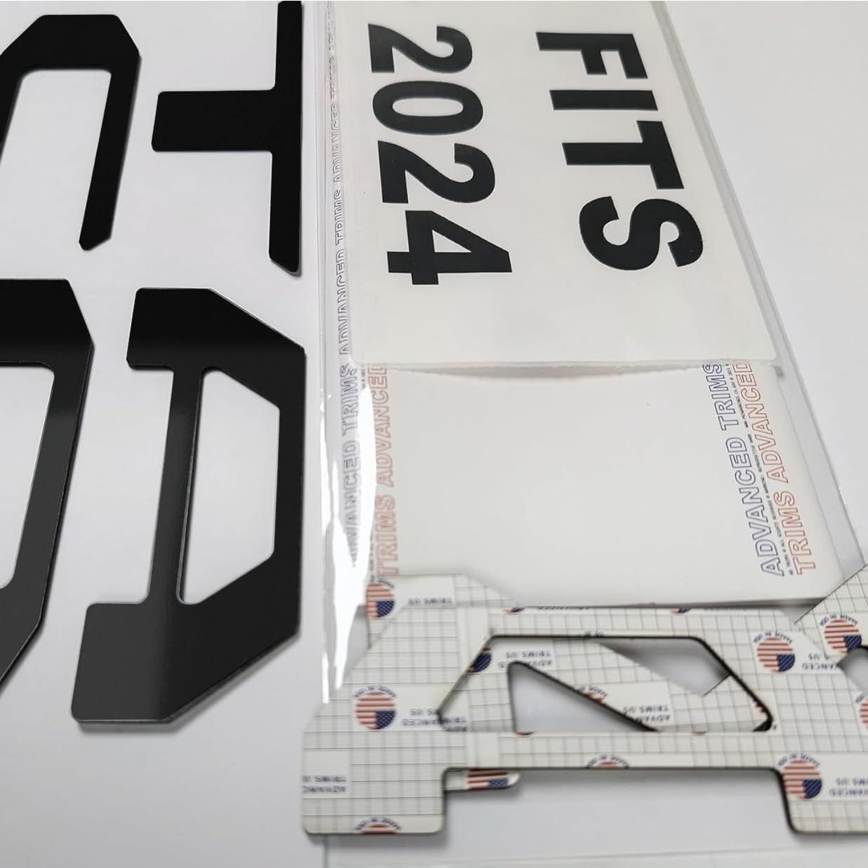Tailgate Raised Plastic Letters Inserts Compatible with Tacoma 2024 ...
