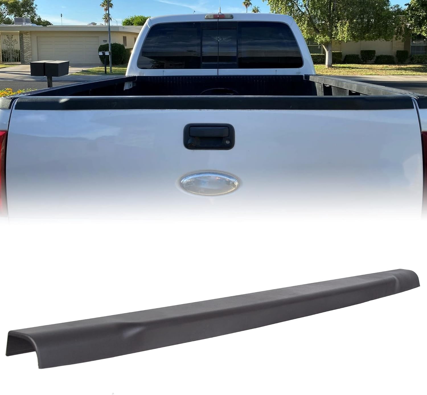 Tailgate Top Molding Cover Protector Compatible with 2008-2016 F250 ...