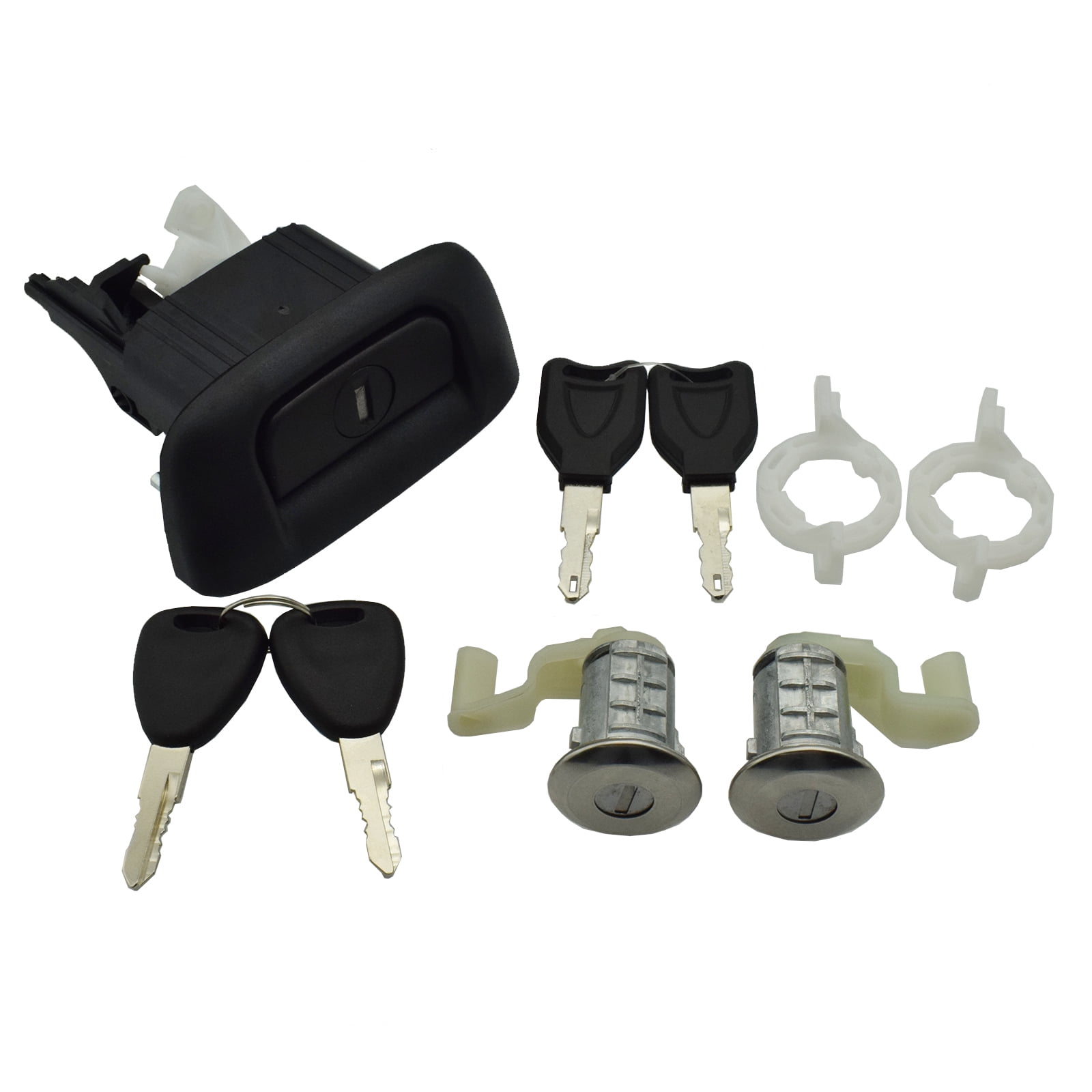 Tailgate Trunk Boot Lock & Lock Cylinder Kit W/Keys For Renault Thalia ...