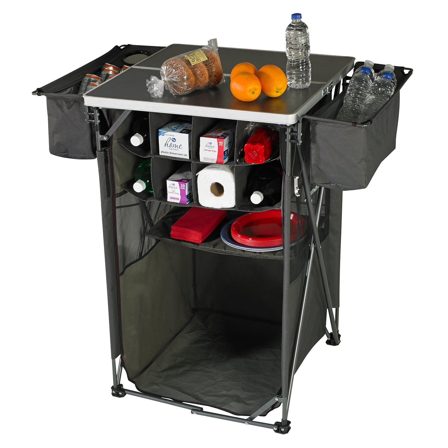 Tailgaterz Tailgating Tavern w/o Cooler in Gameday Graphite - Walmart.com
