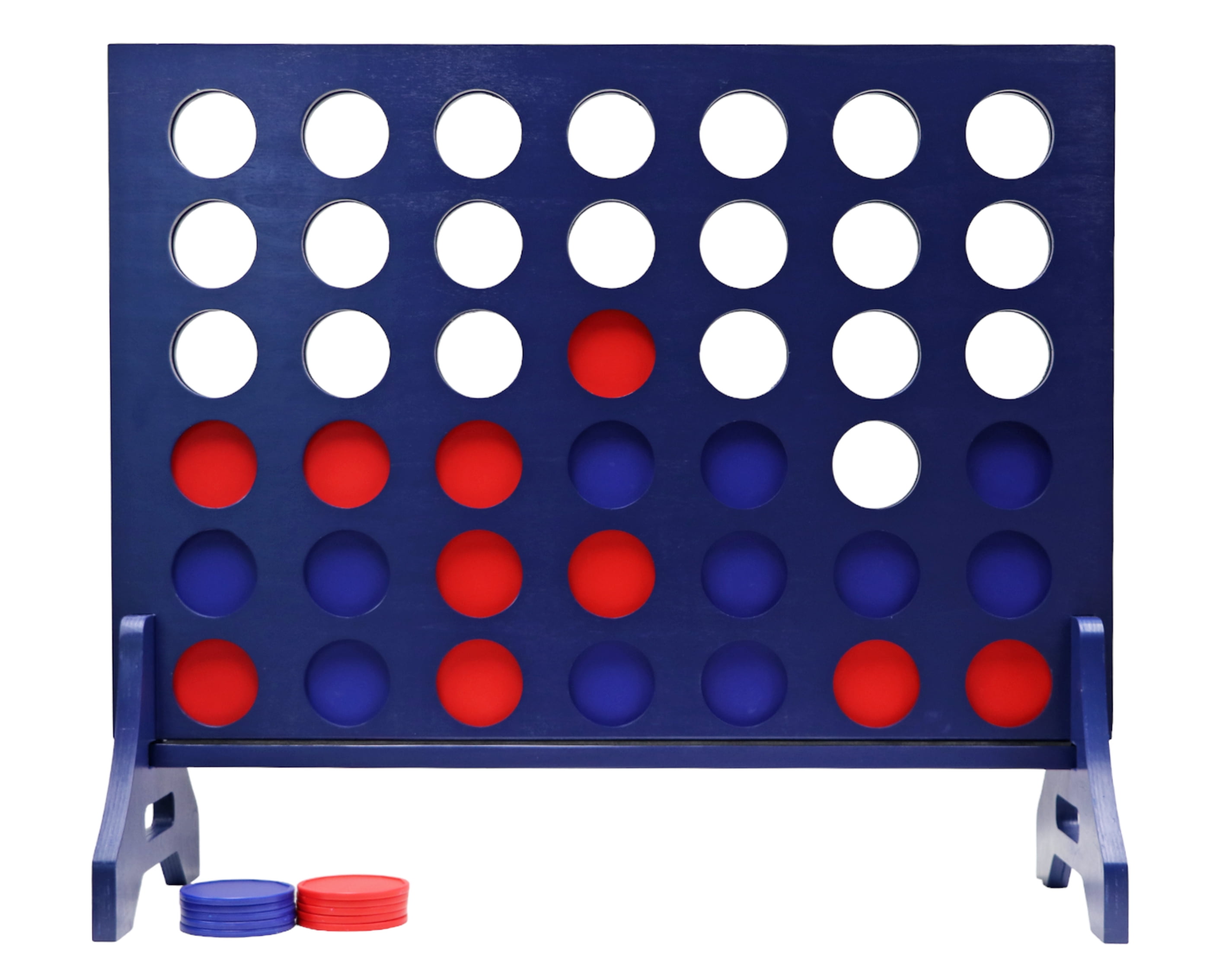 Tailgating Pros Premium Giant Four in a Row with Carrying Case - Jumbo ...