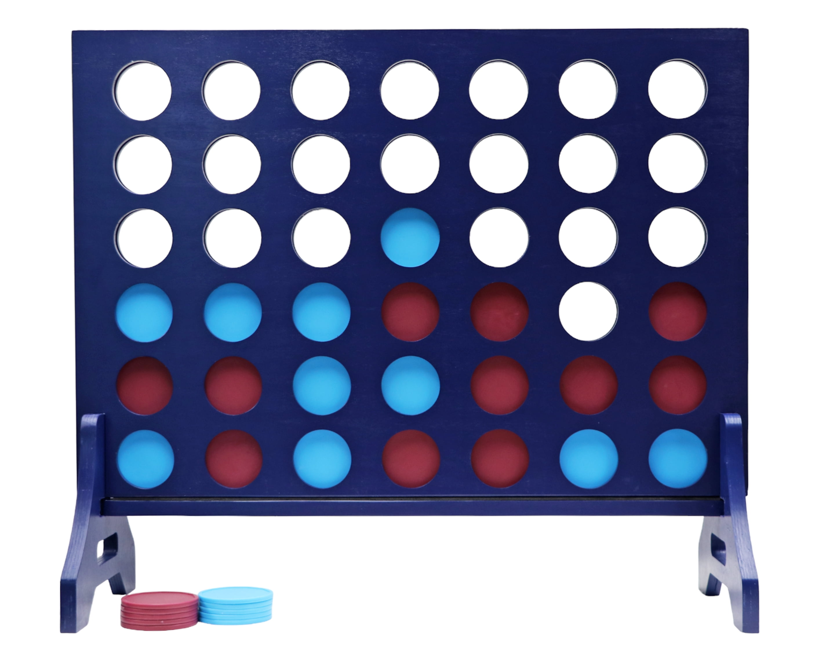 Tailgating Pros Premium Giant Four in a Row with Carrying Case - Jumbo ...