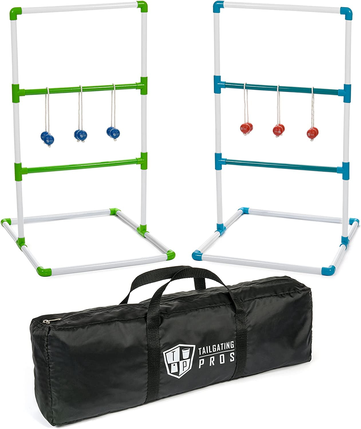Tailgating Pros Premium Ladder Ball Game with Bolos and Carrying Case ...