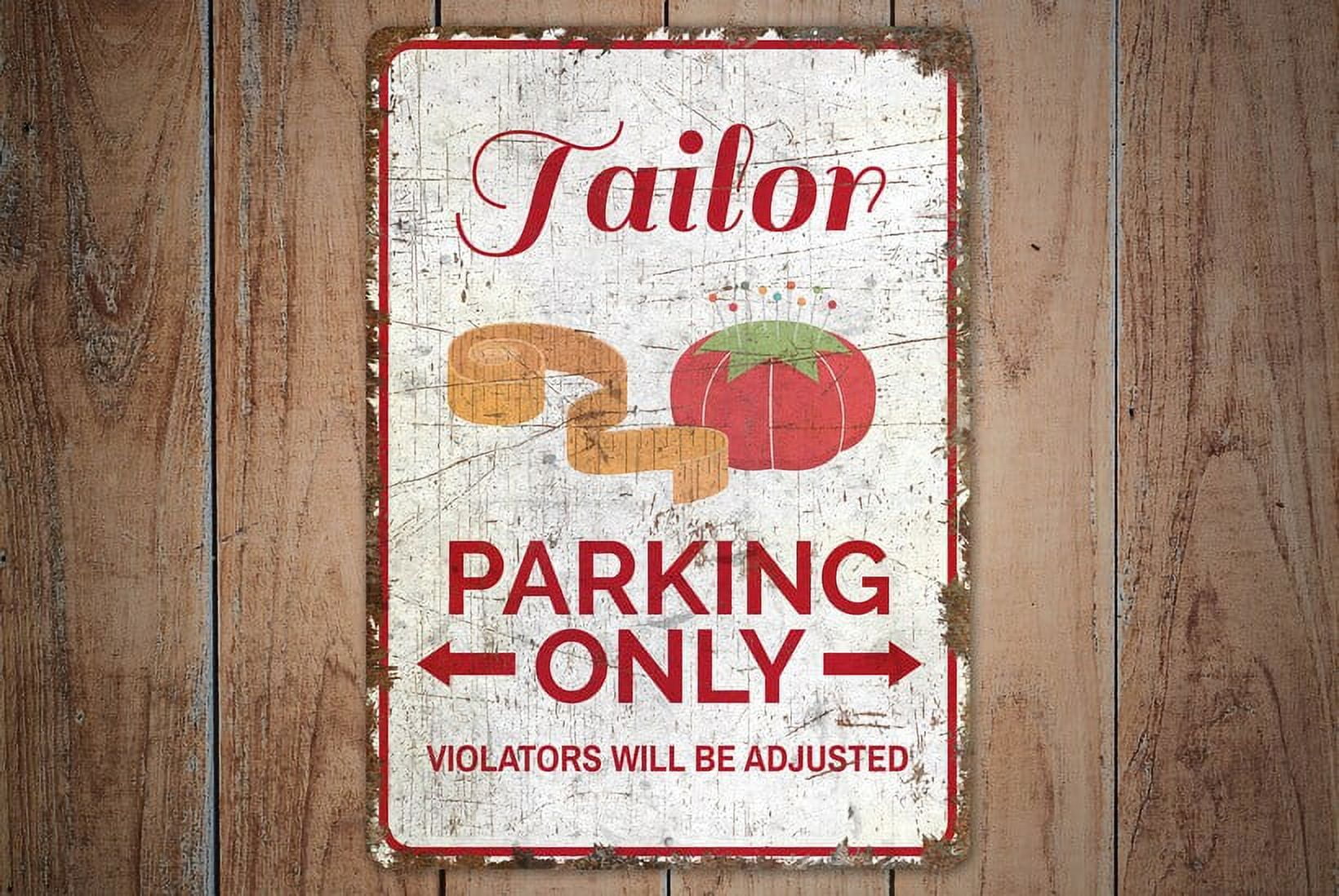 Tailor Parking Tailor Parking Sign Tailor Parking Only Parking Sign ...