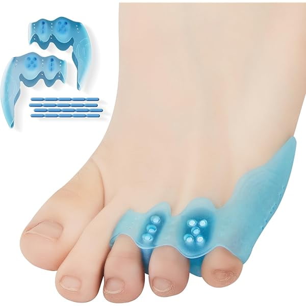 Tailor’s Bunion Corrector and Pinky Toe Separators - Gel Toe Protectors ...