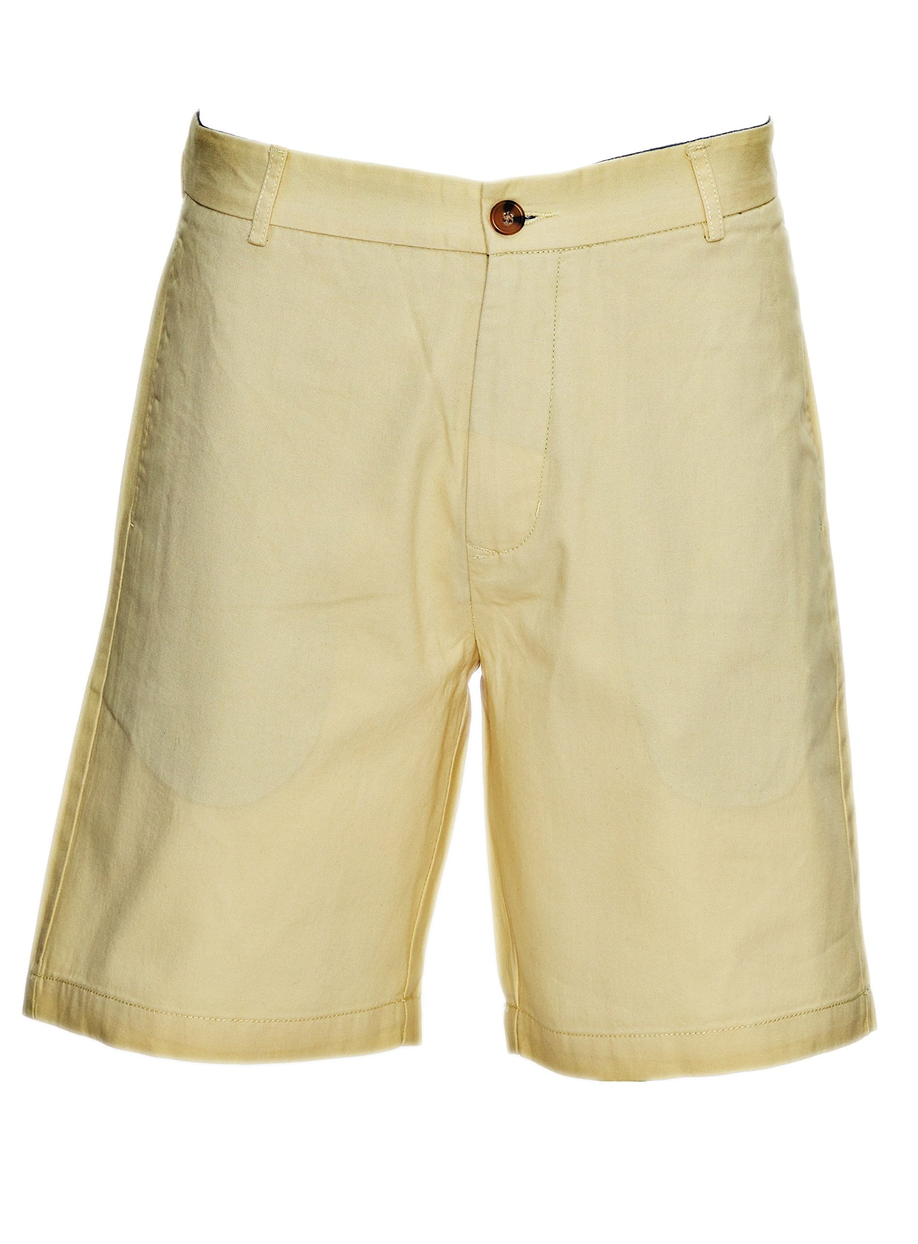 TailorByrd Light Yellow 9 Inch Classic Shorts-Lt Yellow / 36 / Regular ...