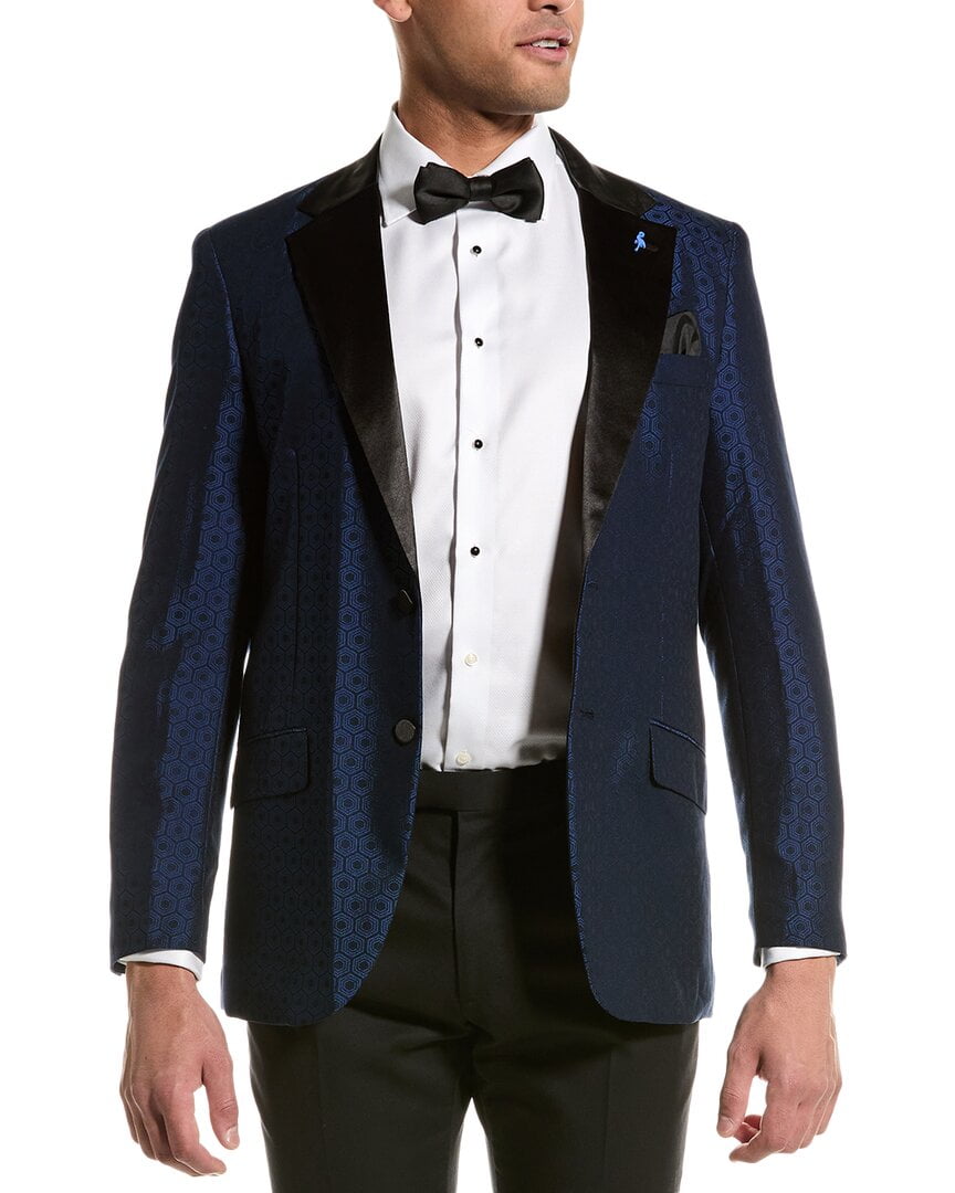 TailorByrd mens Jacquard Jacket, 38R, Metallic - Walmart.com