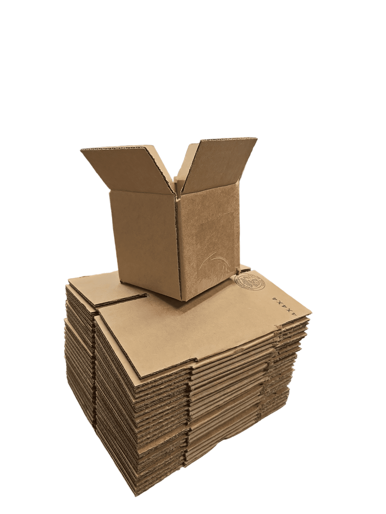 4"L x 4" W x 4" H, 25 Pack Tailored Packaging Corrugated Shipping Boxes ...