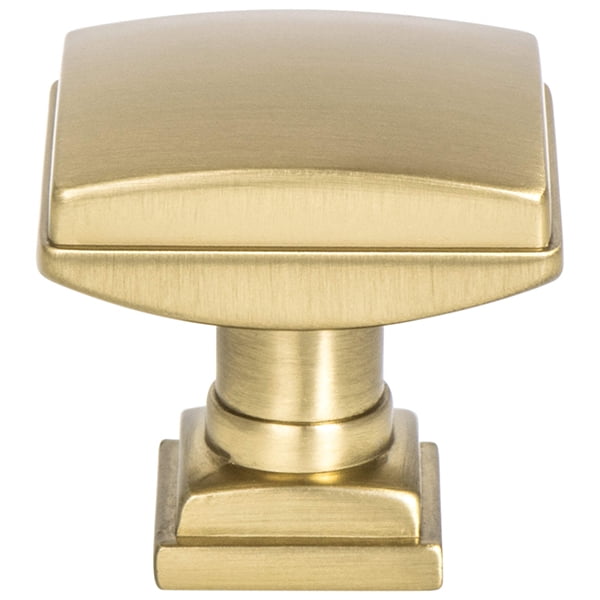 Tailored Traditional Modern Brushed Gold Knob Box of 10 - Walmart.com