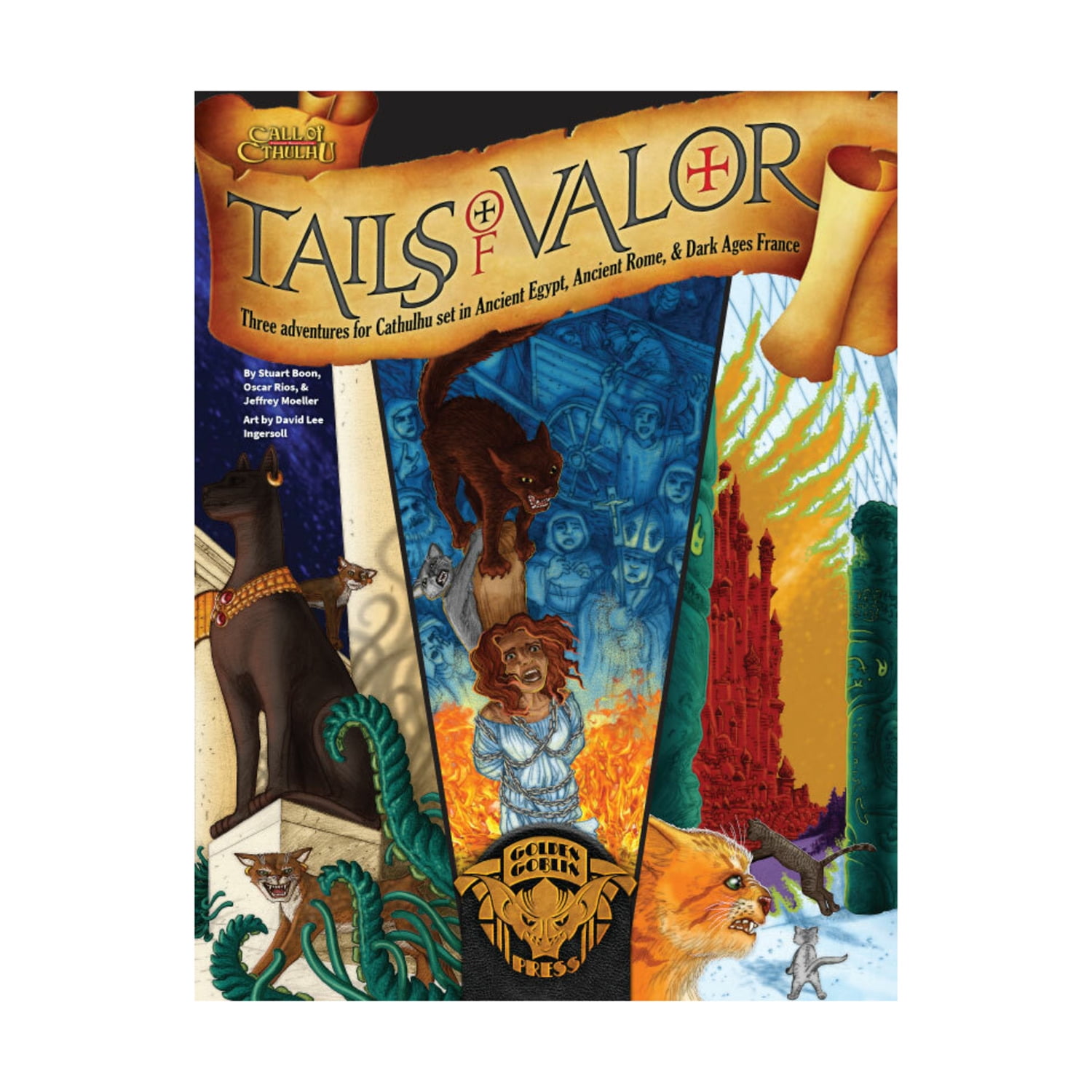 Golden Goblin Press Tails of Valor - Three Adventures for Cathulhu New ...