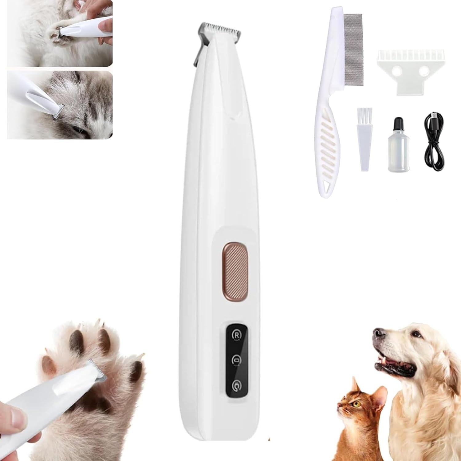 Tailseew Dog Paw Trimmer, Pet Micro Precision Trimmer, Paw Trimmer, Pet ...