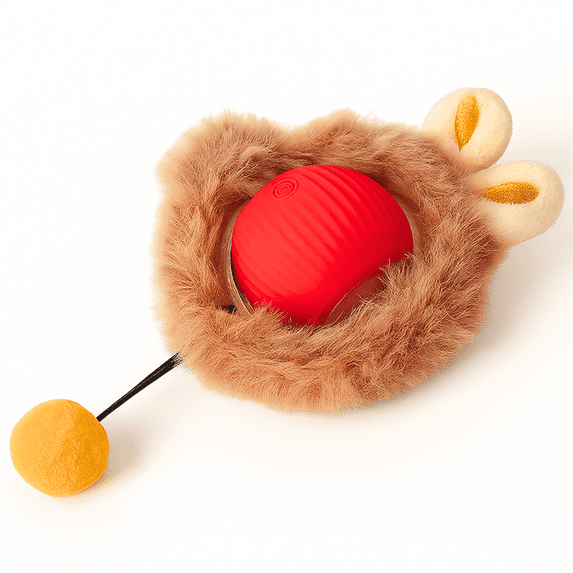 Taily Tails Smart Rolling Cat Toy Ball – 360° Automatic Moving Pet Ball ...