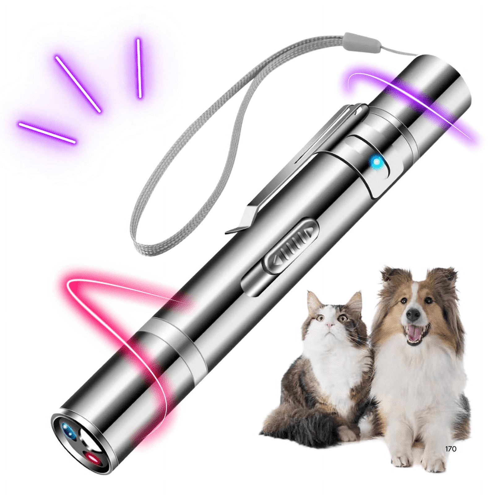 Taily Tails USB Rechargeable Cat Laser Toy – 7-in-1 Interactive Laser ...