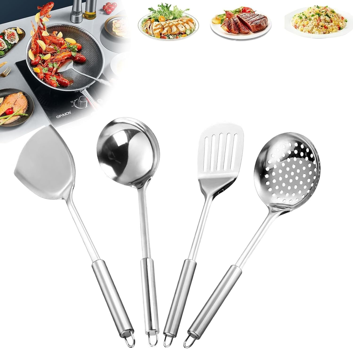 Taima Titanium Spatula & Utensils,Cookware Kitchen Essentials Cooking ...