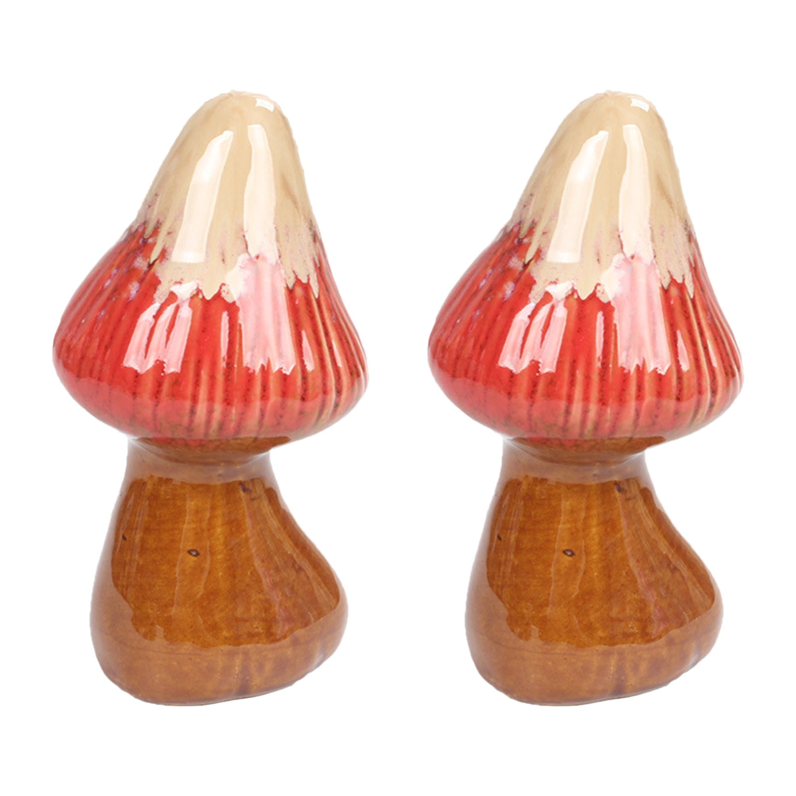Tainini Ceramic Mushrooms Figurine Garden Decor, Lawn Mushrooms Decor ...