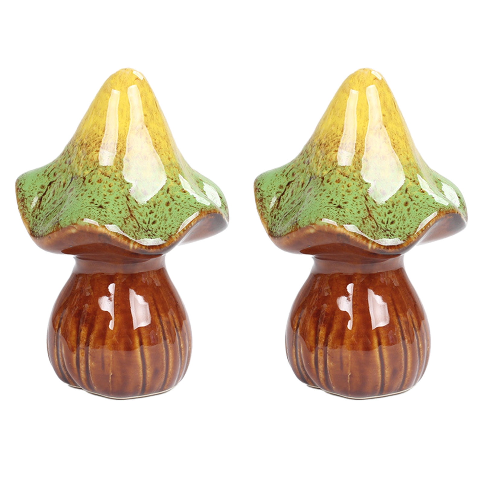 Tainini Ceramic Mushrooms Figurine Garden Decor, Lawn Mushrooms Decor ...
