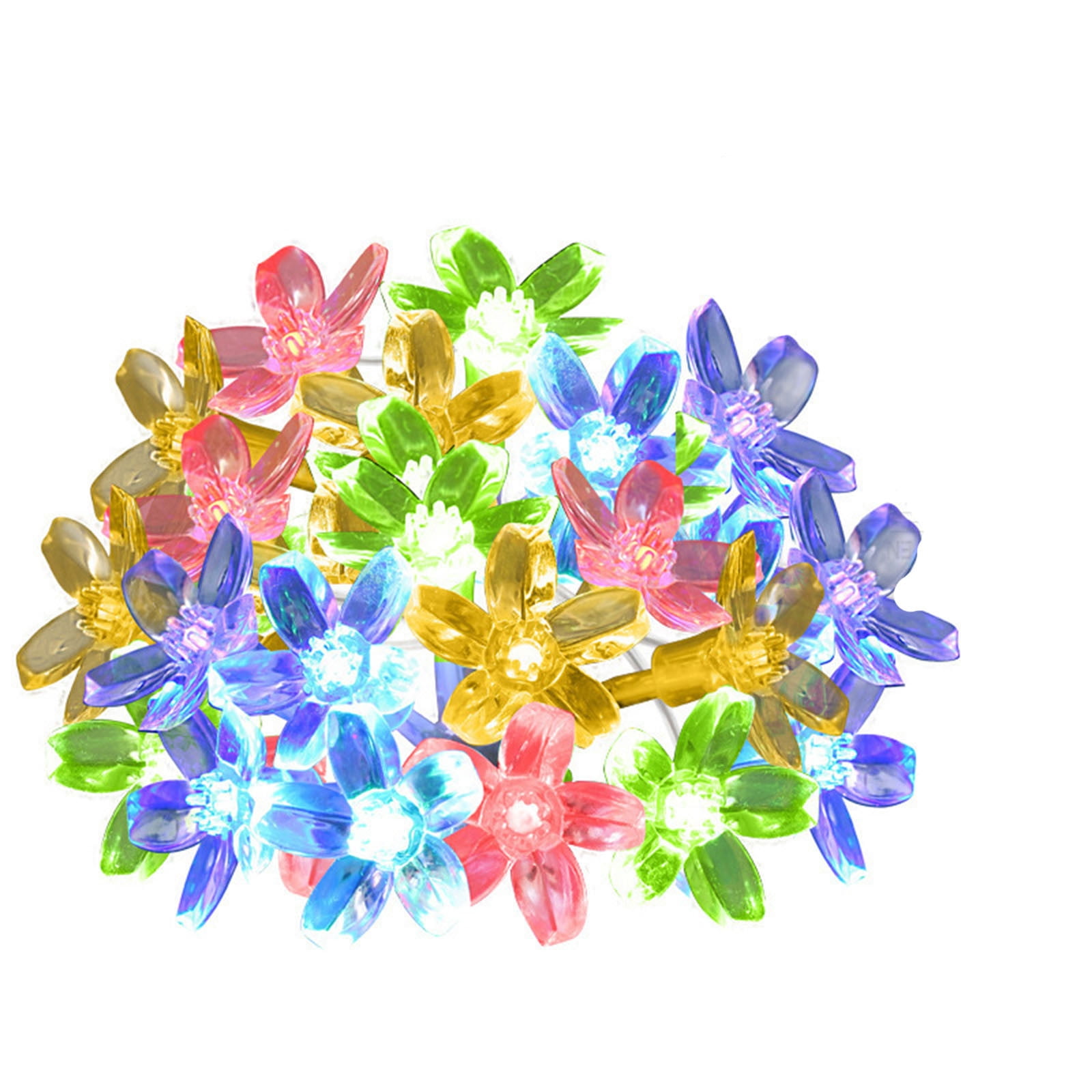 Tainini 1 Pack USB Port Flower Strings Lights, Floral Styling Shaped String Lights Total 9 84 ...